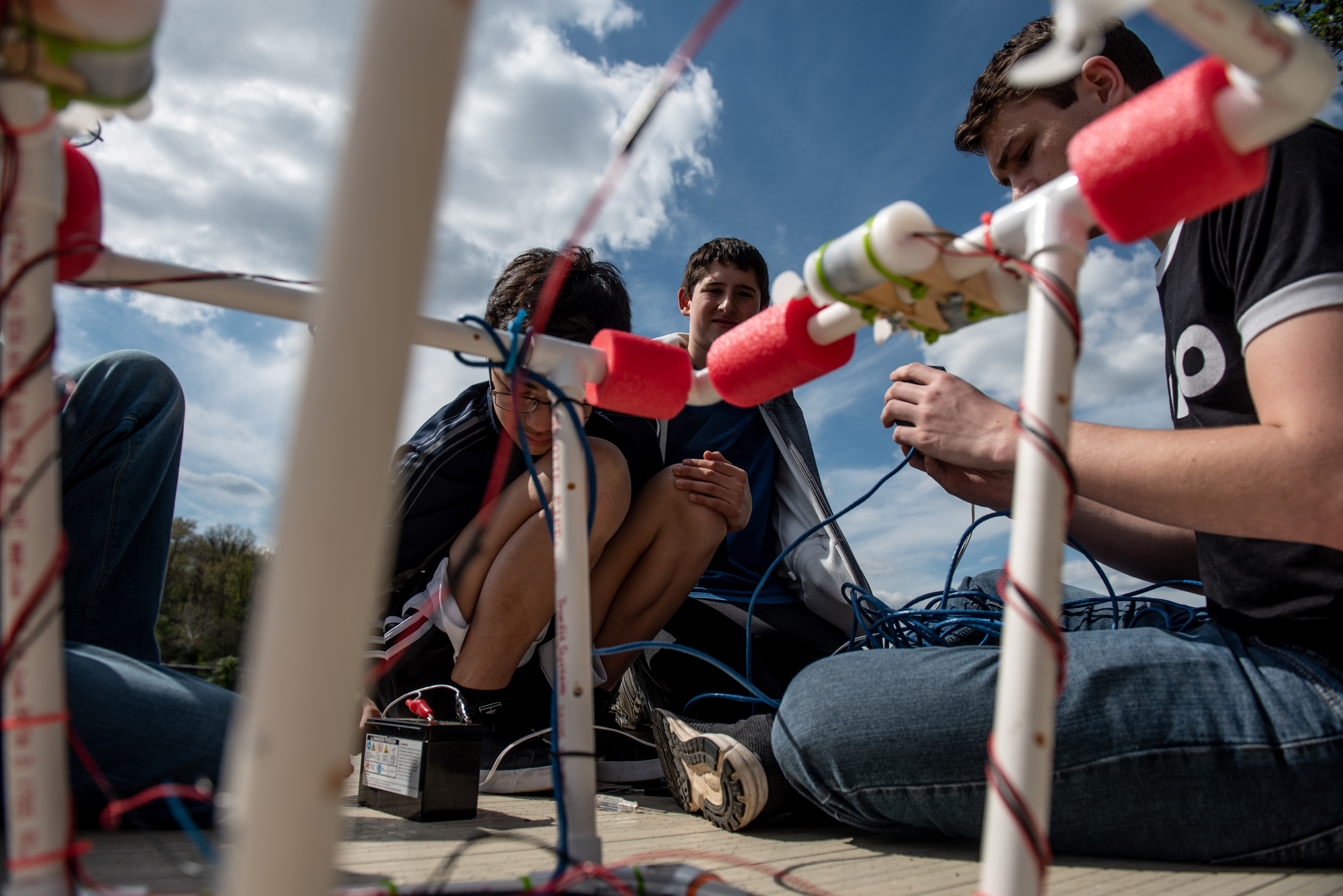 Underwater Robotics Club tests a Remotely Operated Vehicle - mlive.com