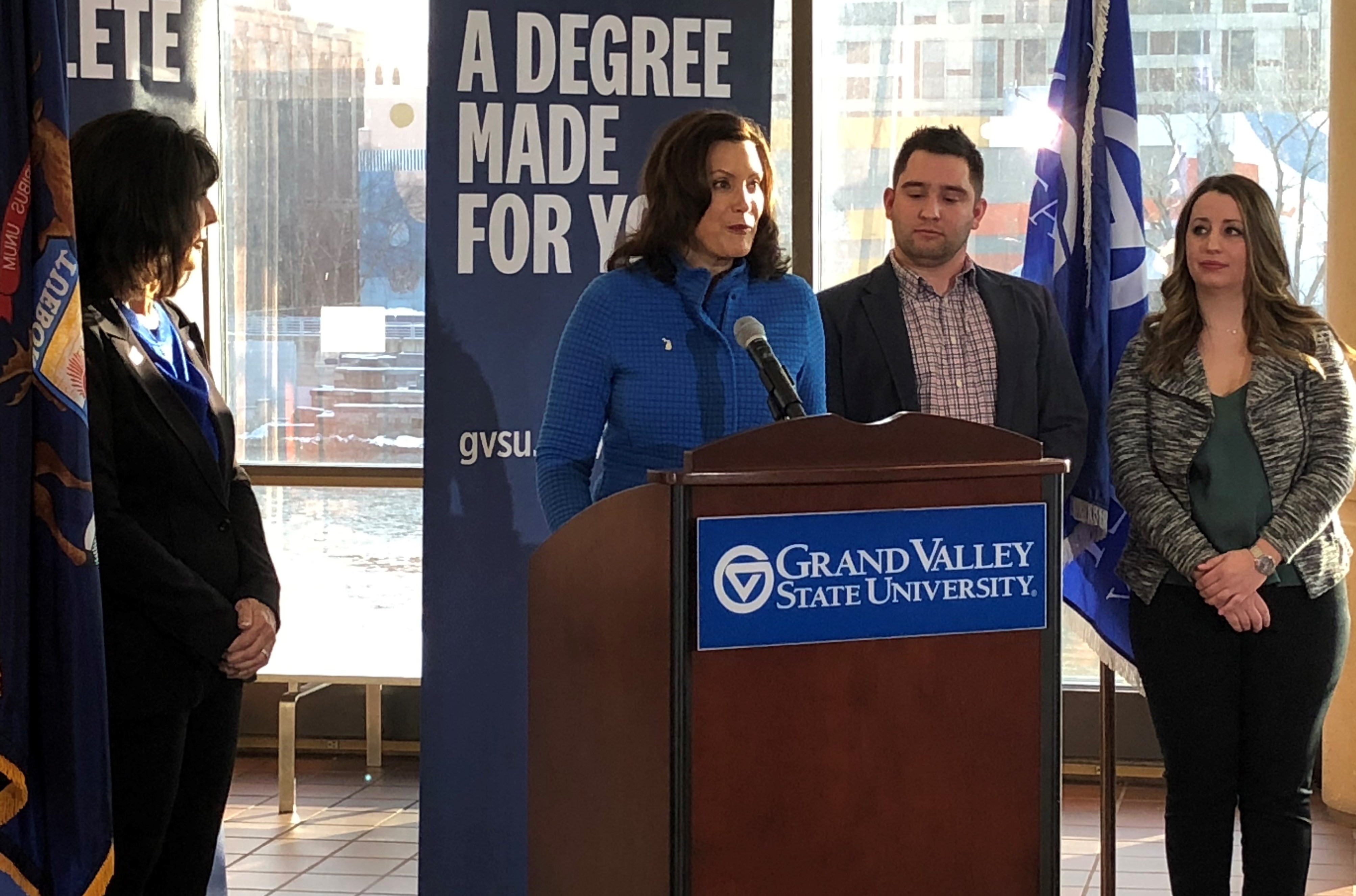 GVSU and governor roll out new accelerated degree program for the ...