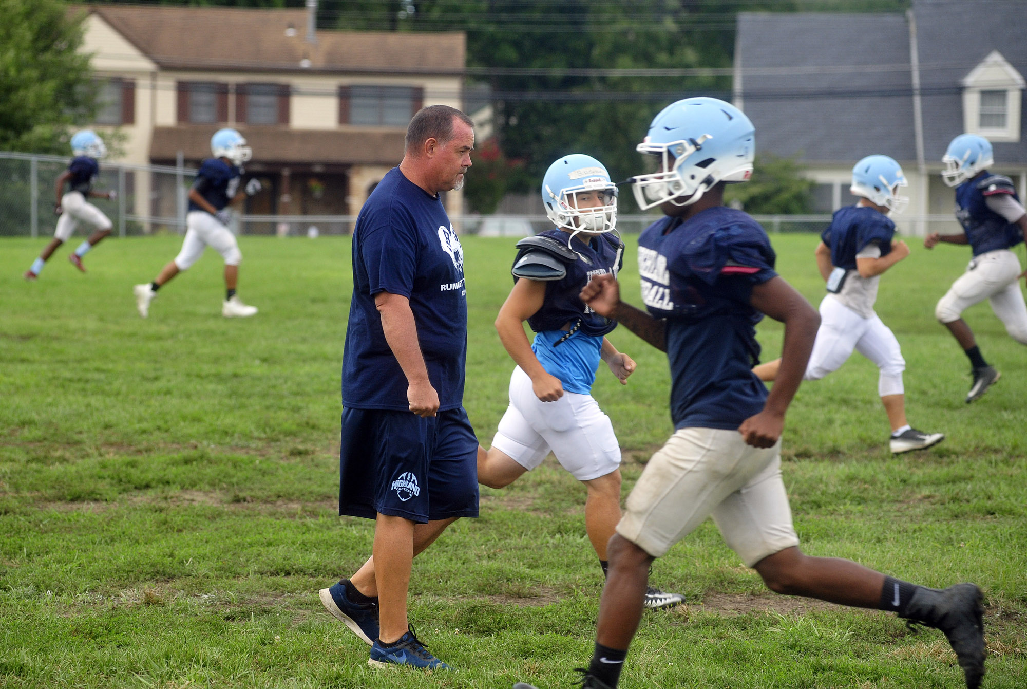 Highland high school football practice - nj.com