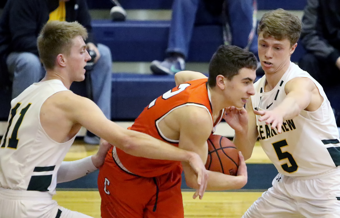 Clearview vs. Cherokee boys basketball at Gloucester City High School ...