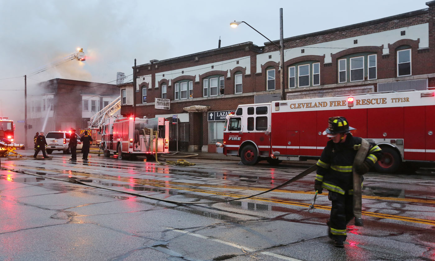 Fire guts abandoned St. Clair Ave. storefront - cleveland.com