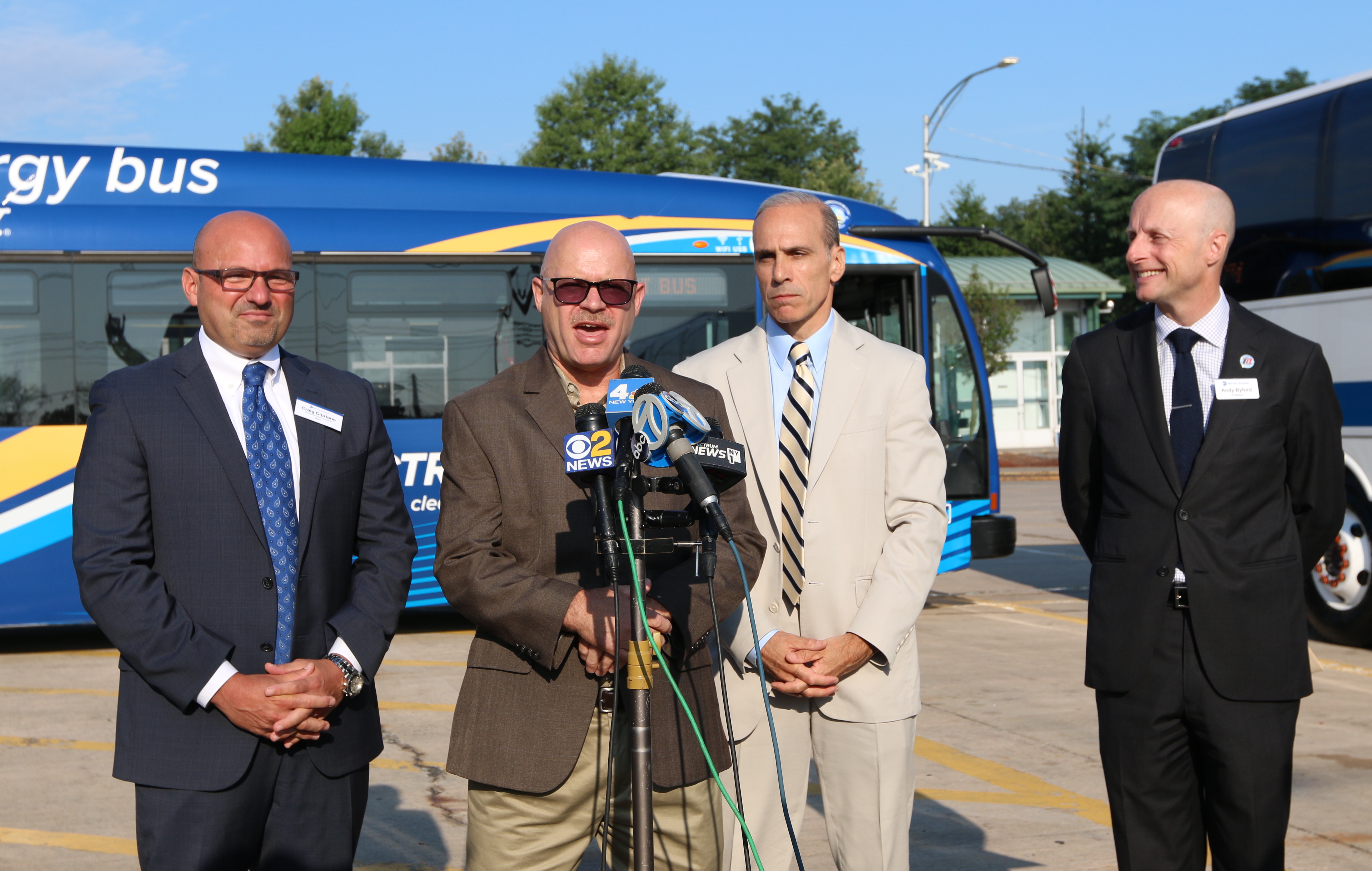 Express bus route redesign anniversary brings out NYCT president Andy ...