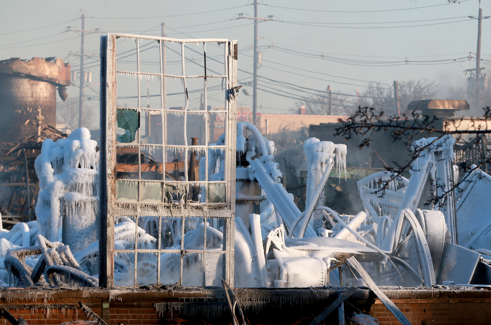 Massive blaze at historic Marcal Paper plant turns building into ...
