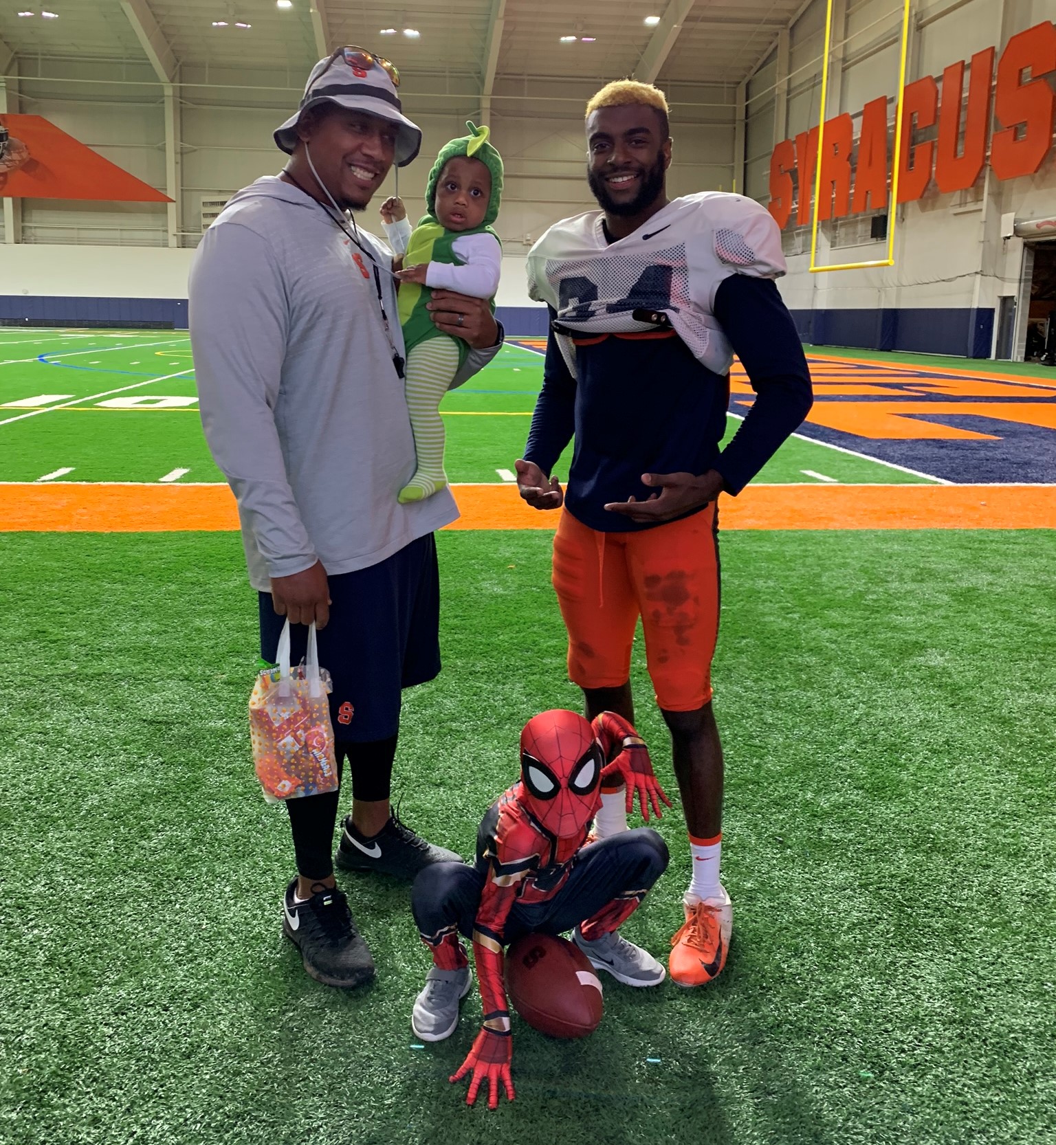 Syracuse football player Eric Coley and his family - syracuse.com
