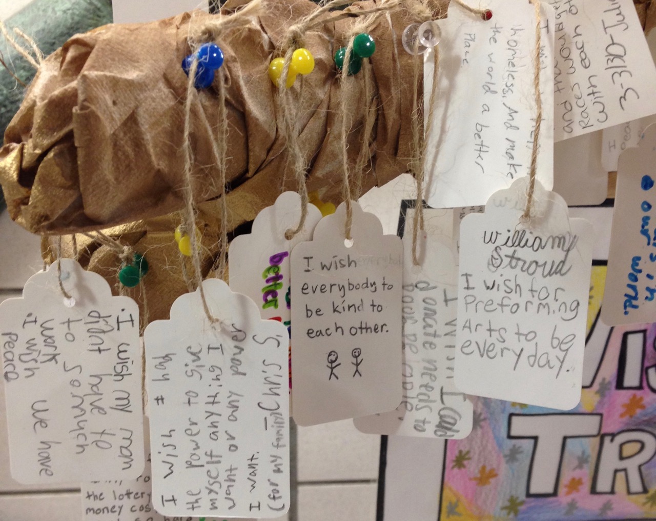 Students share hopes on school's "wish tree" - silive.com