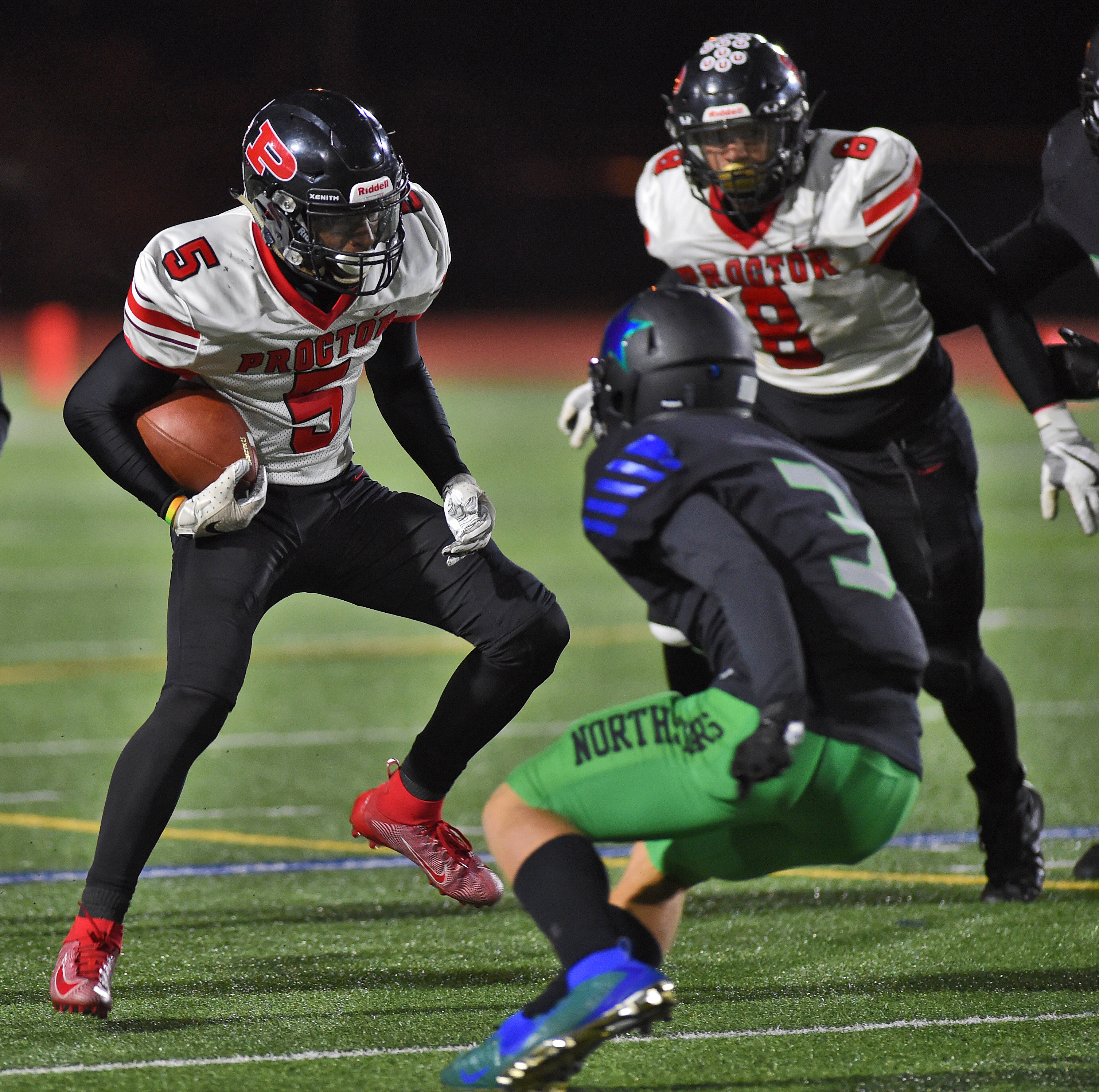 CN-S vs. Utica- Proctor in Section lll Class AA high school football ...