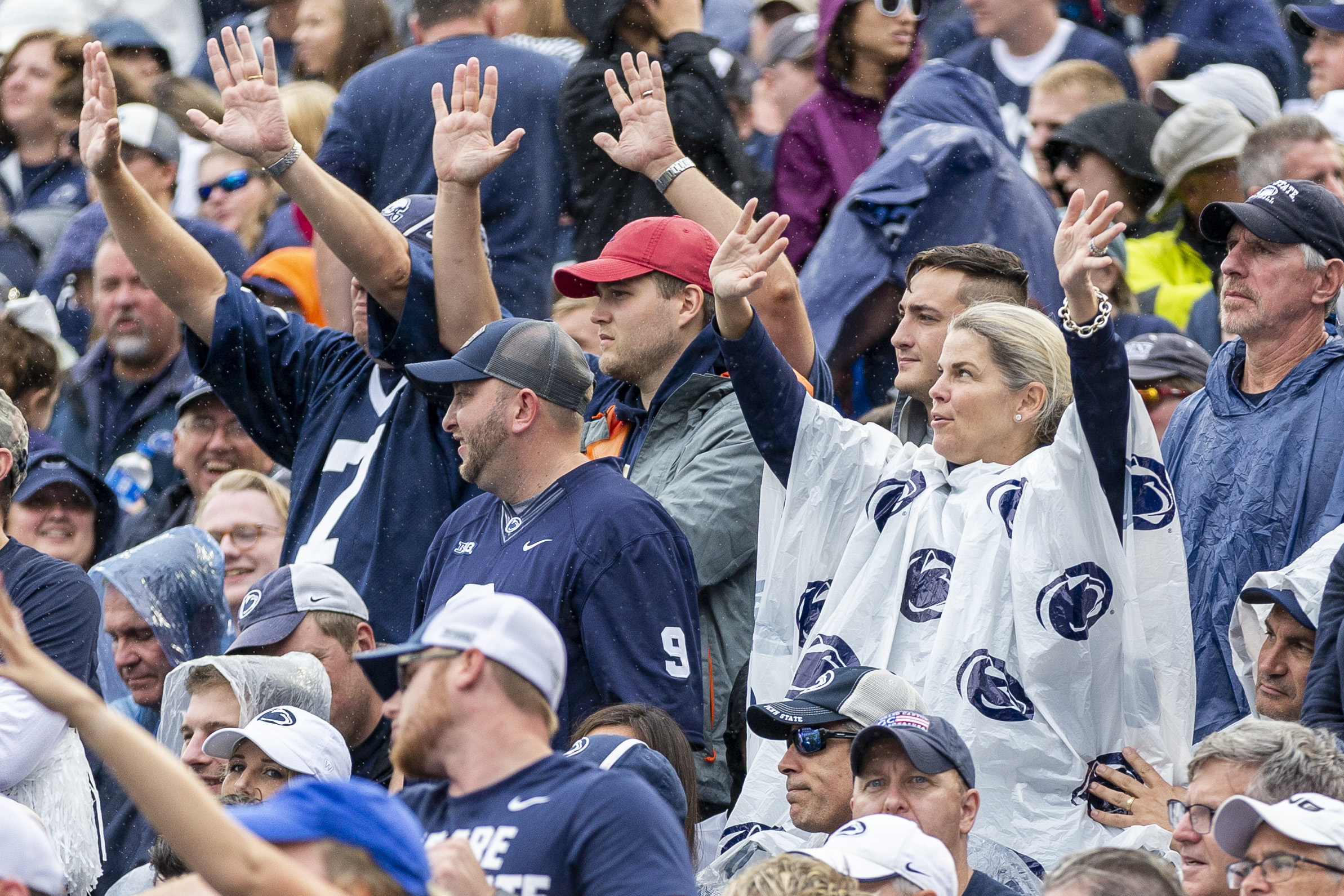Penn State football faces in the crowd from 17-10 win over Pitt ...