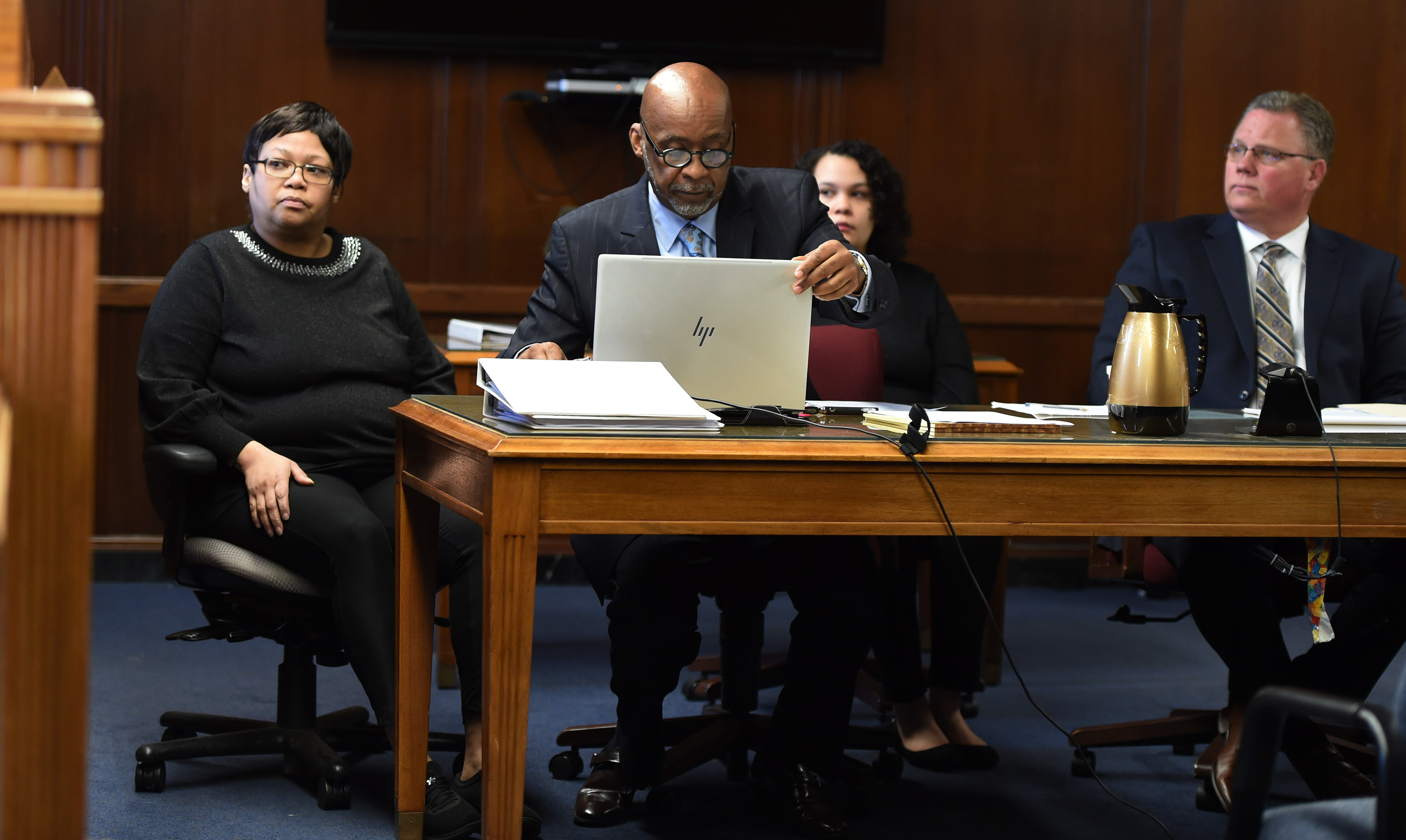 Sjiwana Taylor and Savanna Frinkle stand trial on an open murder charge ...