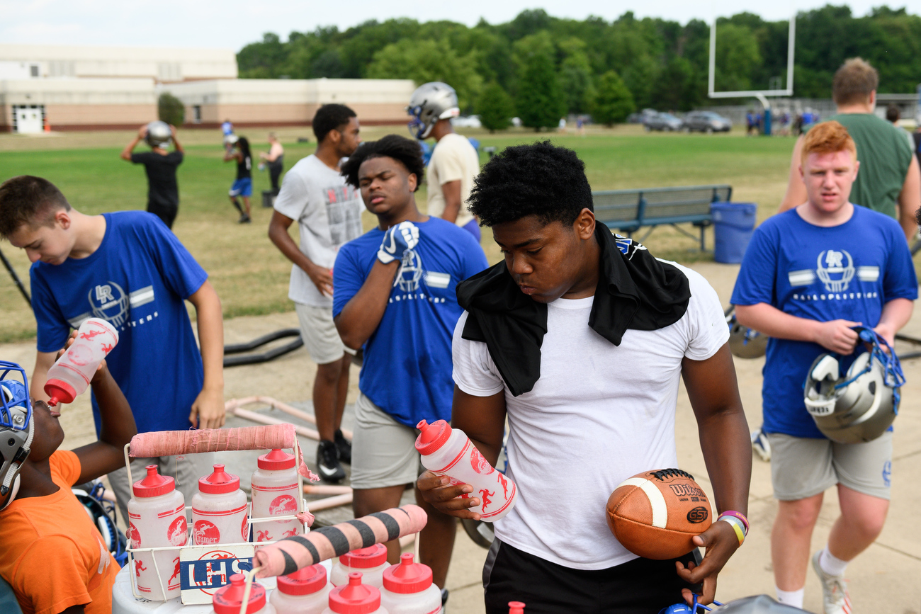 First day of football practice at Ypsilanti Lincoln High School - mlive.com