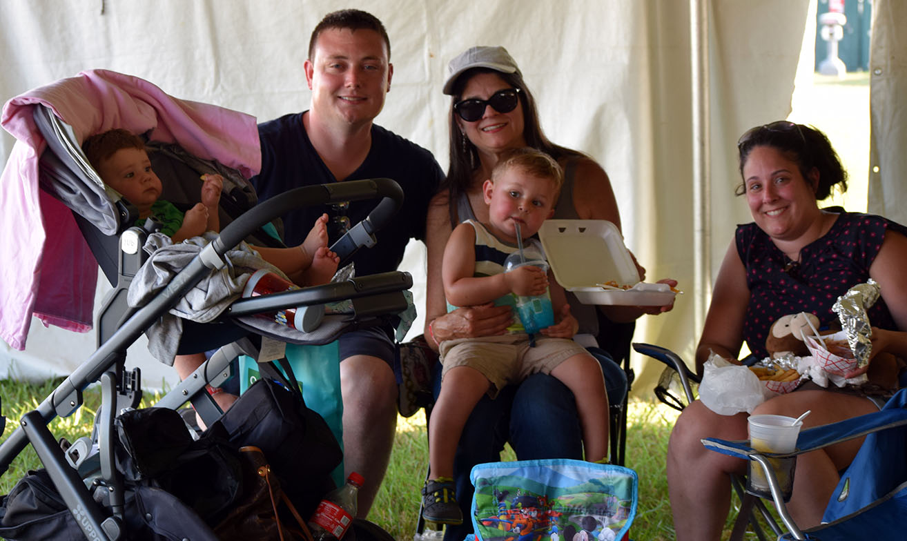 Having fun on the ground at the QuickChek New Jersey Festival of ...
