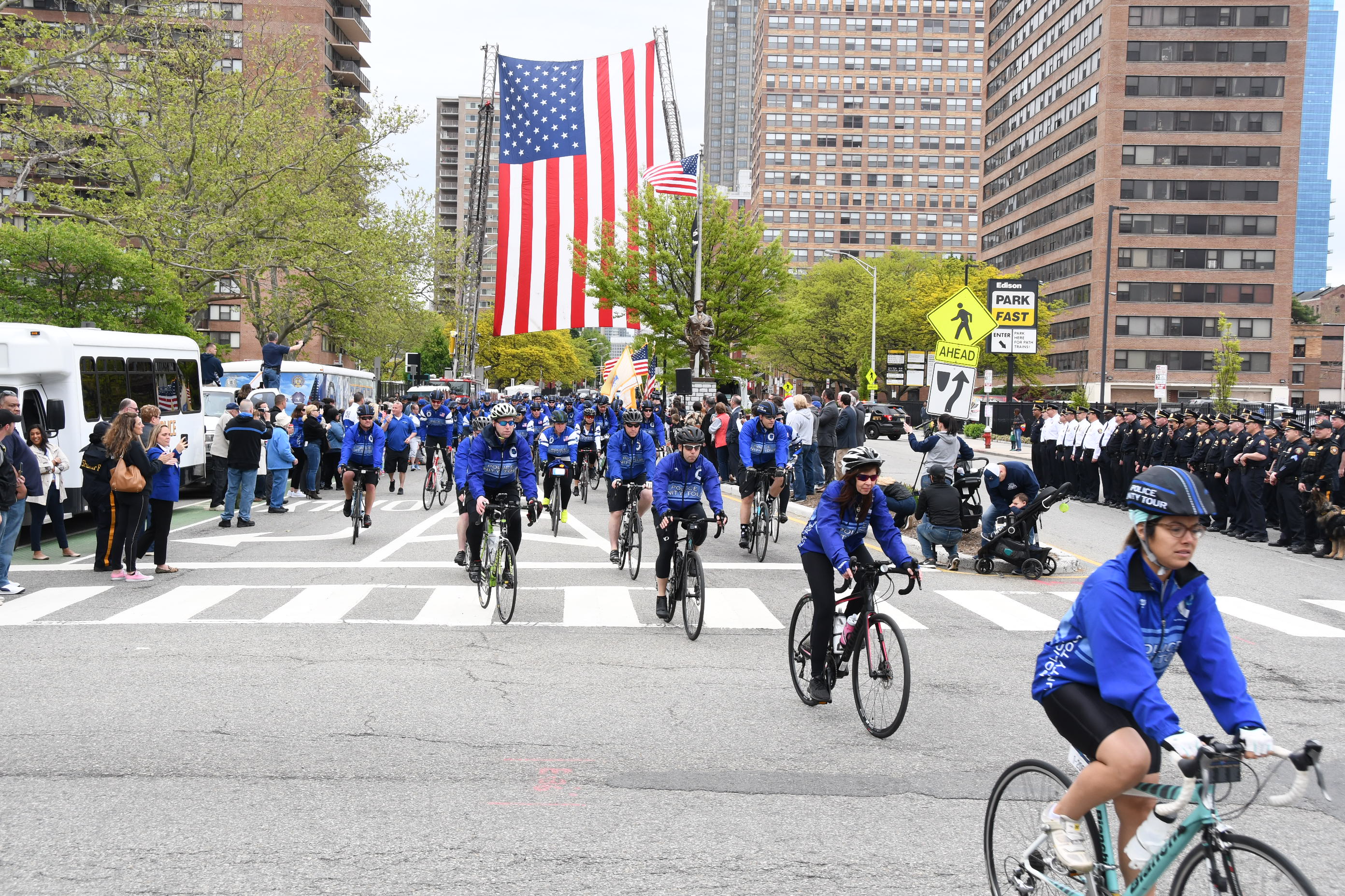 Jersey City cops kick off Police Unity Tour - nj.com
