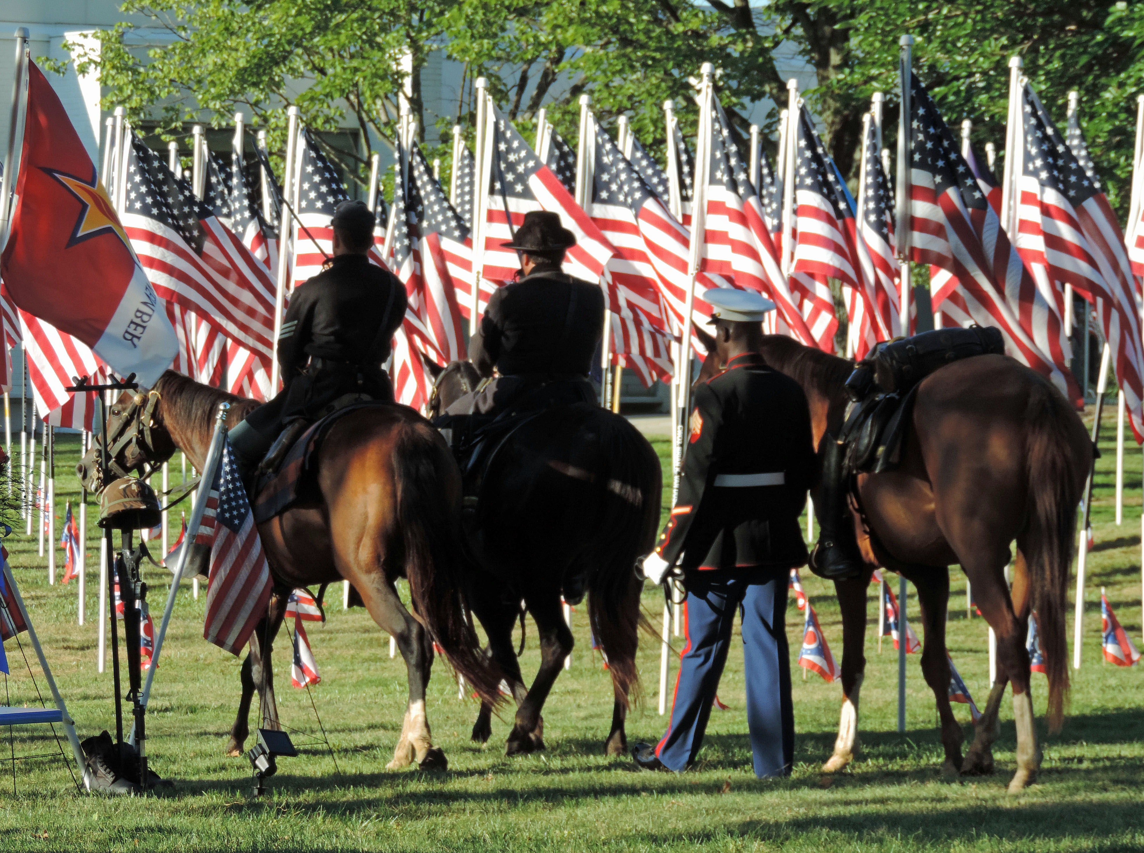 Brook Park hosts poignant Ohio Flags of Honor Traveling Memorial