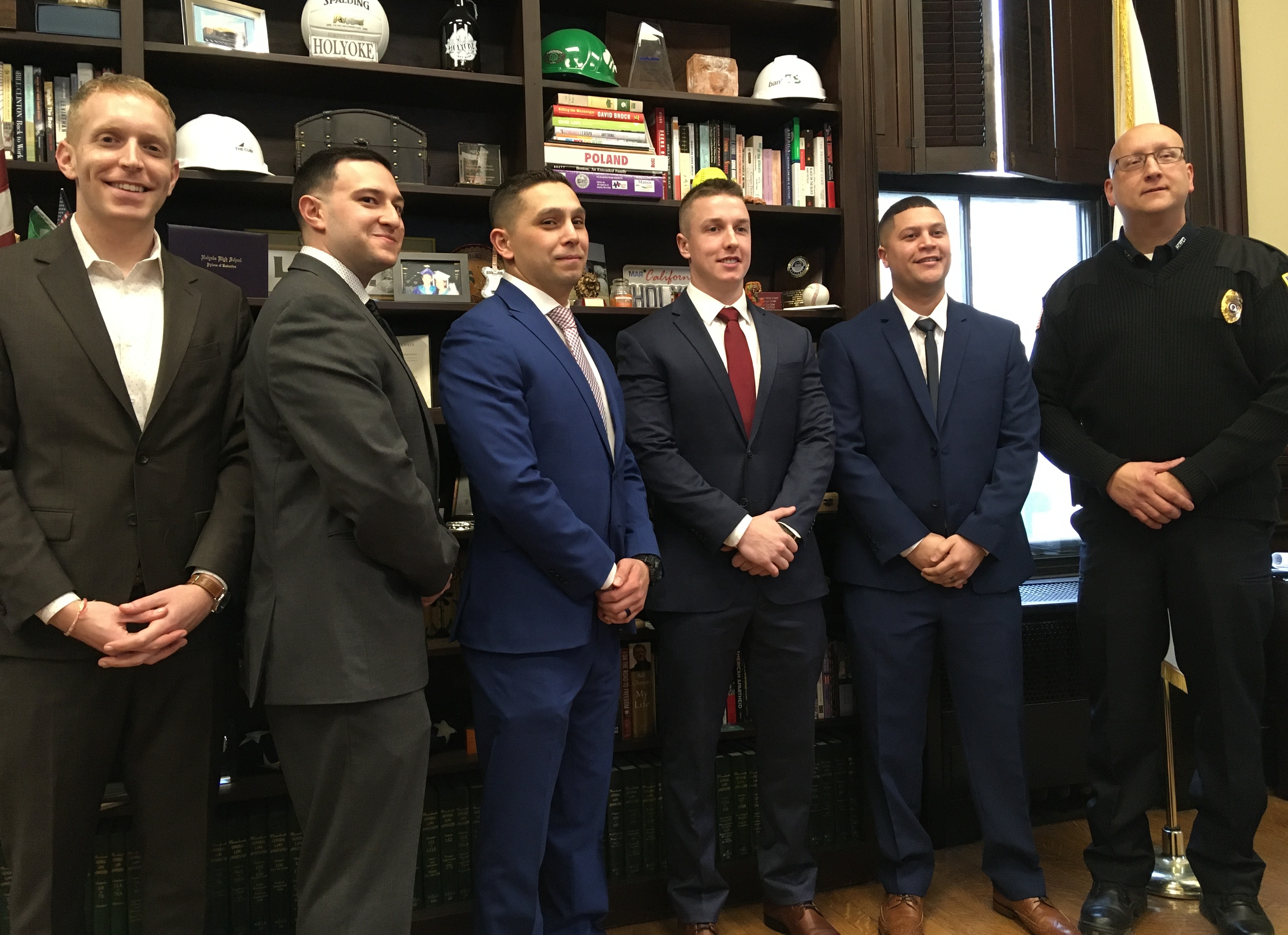 Holyoke Police swear in five new officers - masslive.com