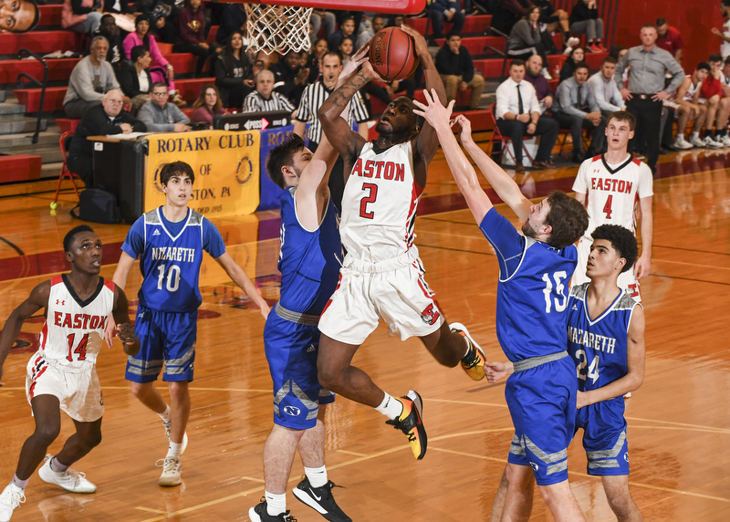Nazareth v. Easton in the Easton Rotary Basketball Holiday Classic ...