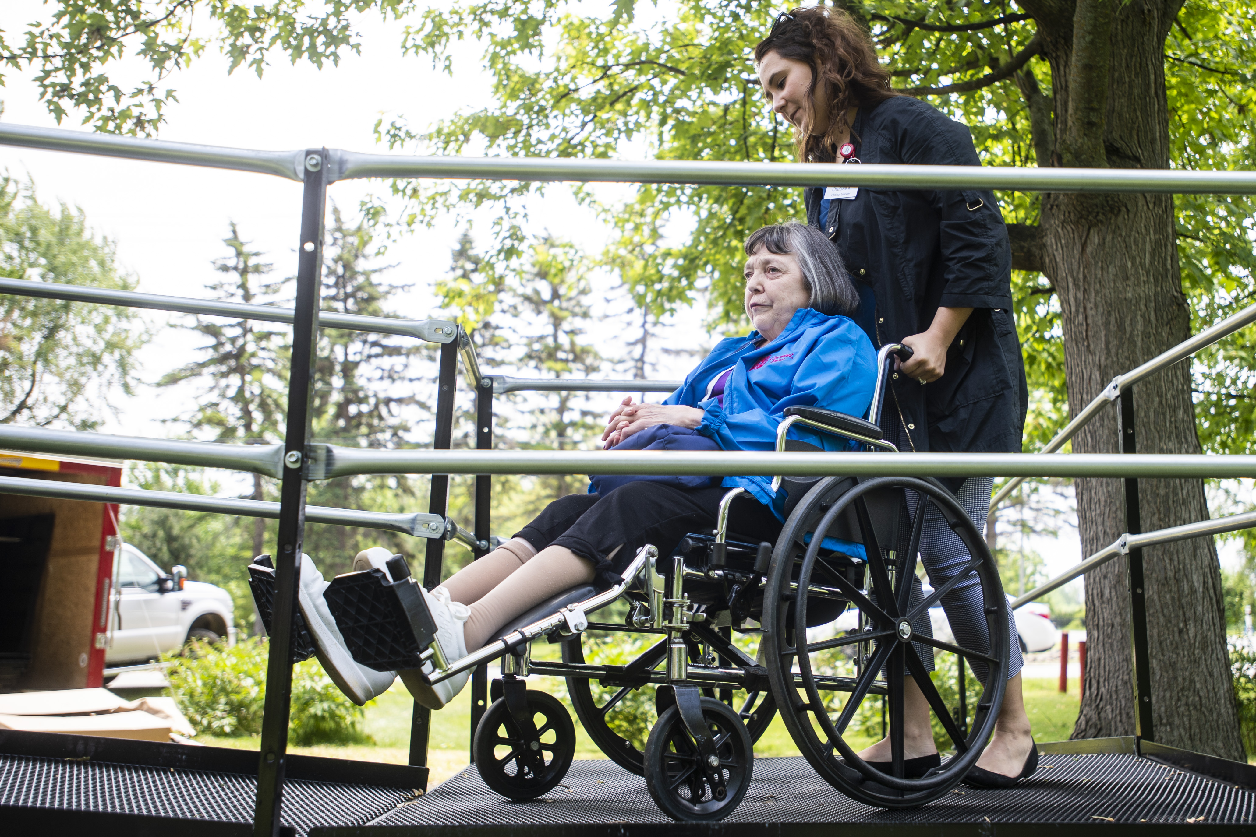 Bay City blind couple receives donated ramp at home after a major ...