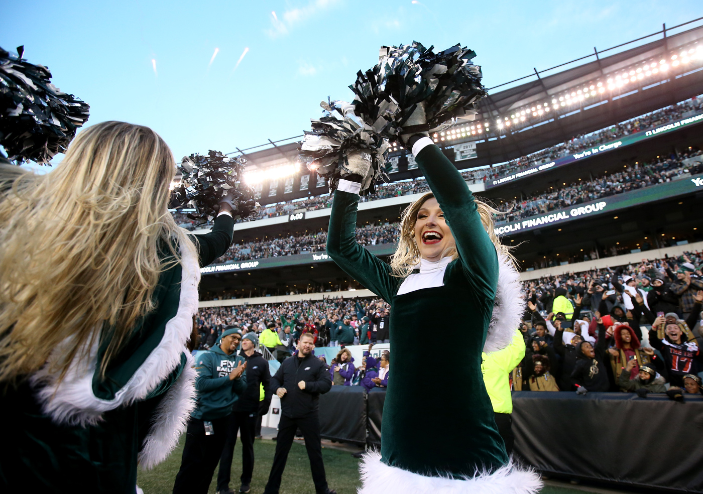Eagles Cheerleaders perform during game vs. Texans, Dec. 23, 2018 - nj.com