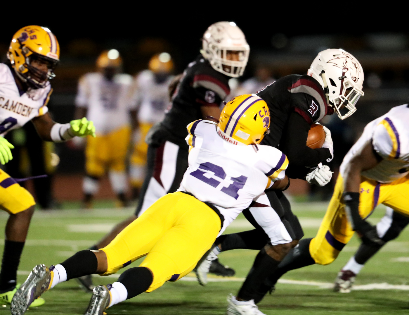 Camden vs. Pleasantville football, Central Jersey Group 2 semifinal ...
