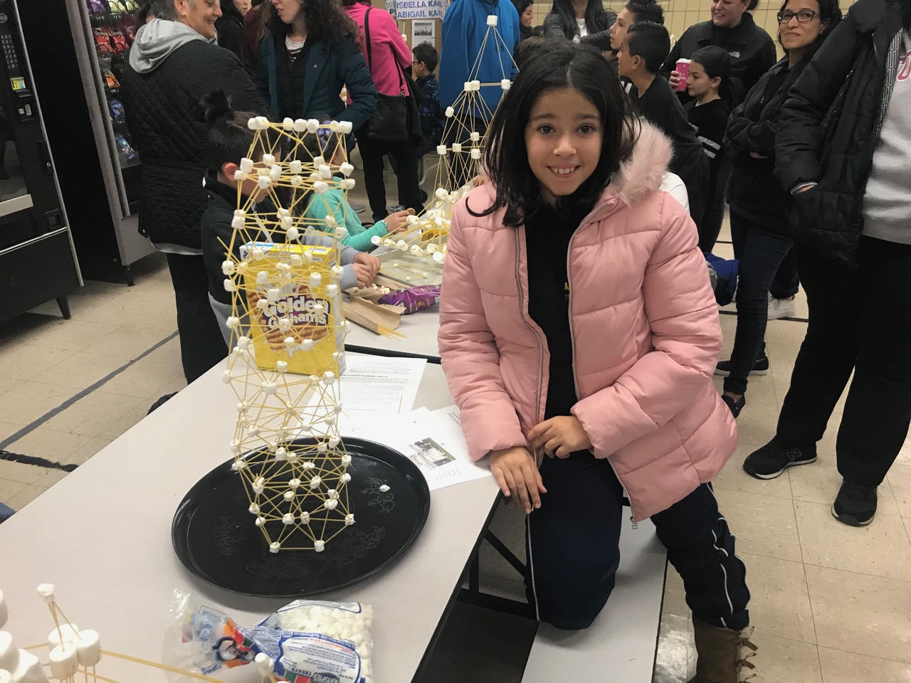 More than 160 students compete in Spaghetti and Marshmallow Building ...