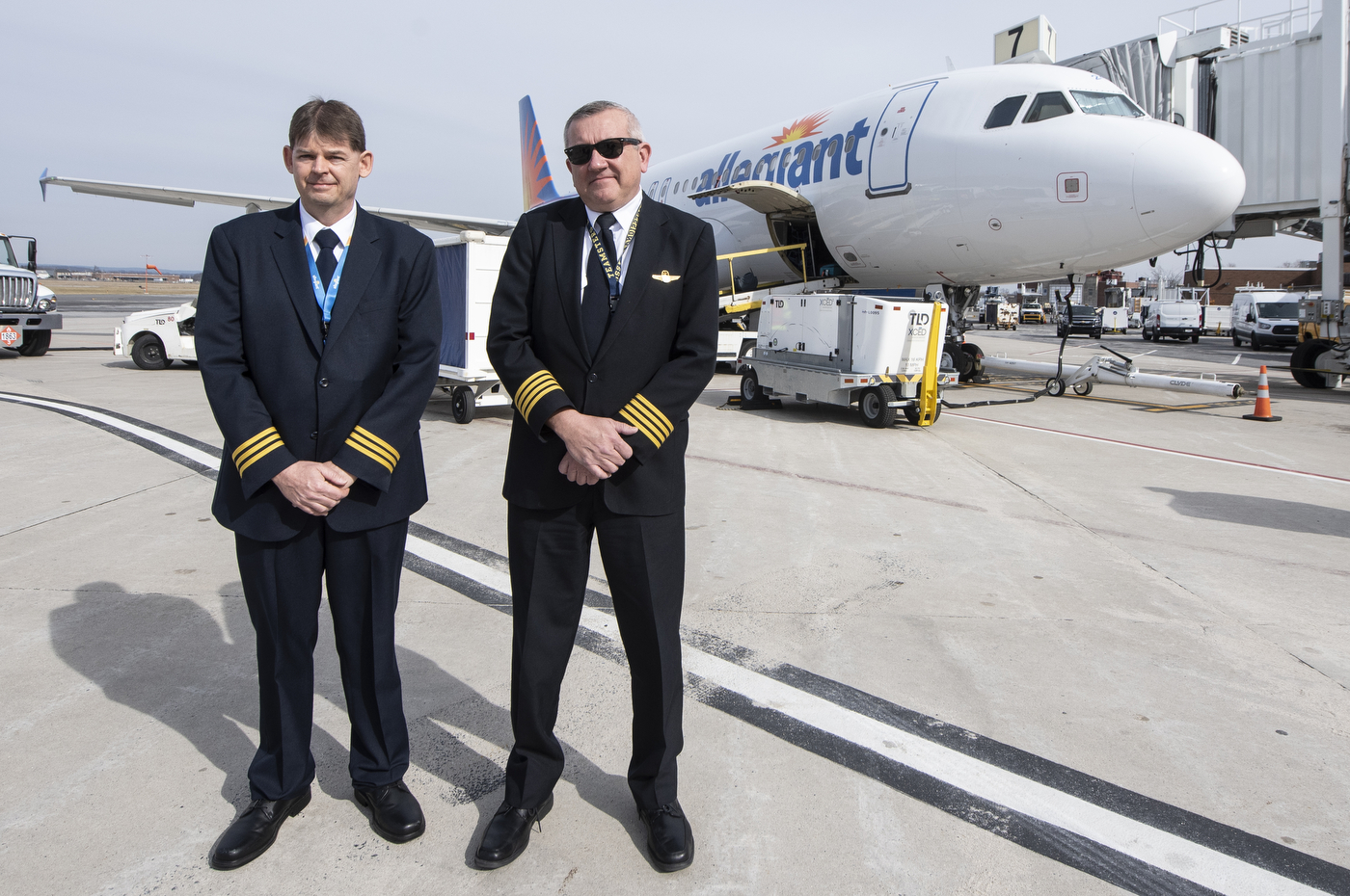 Lehigh Valley International Airport celebrates new Allegiant flight ...