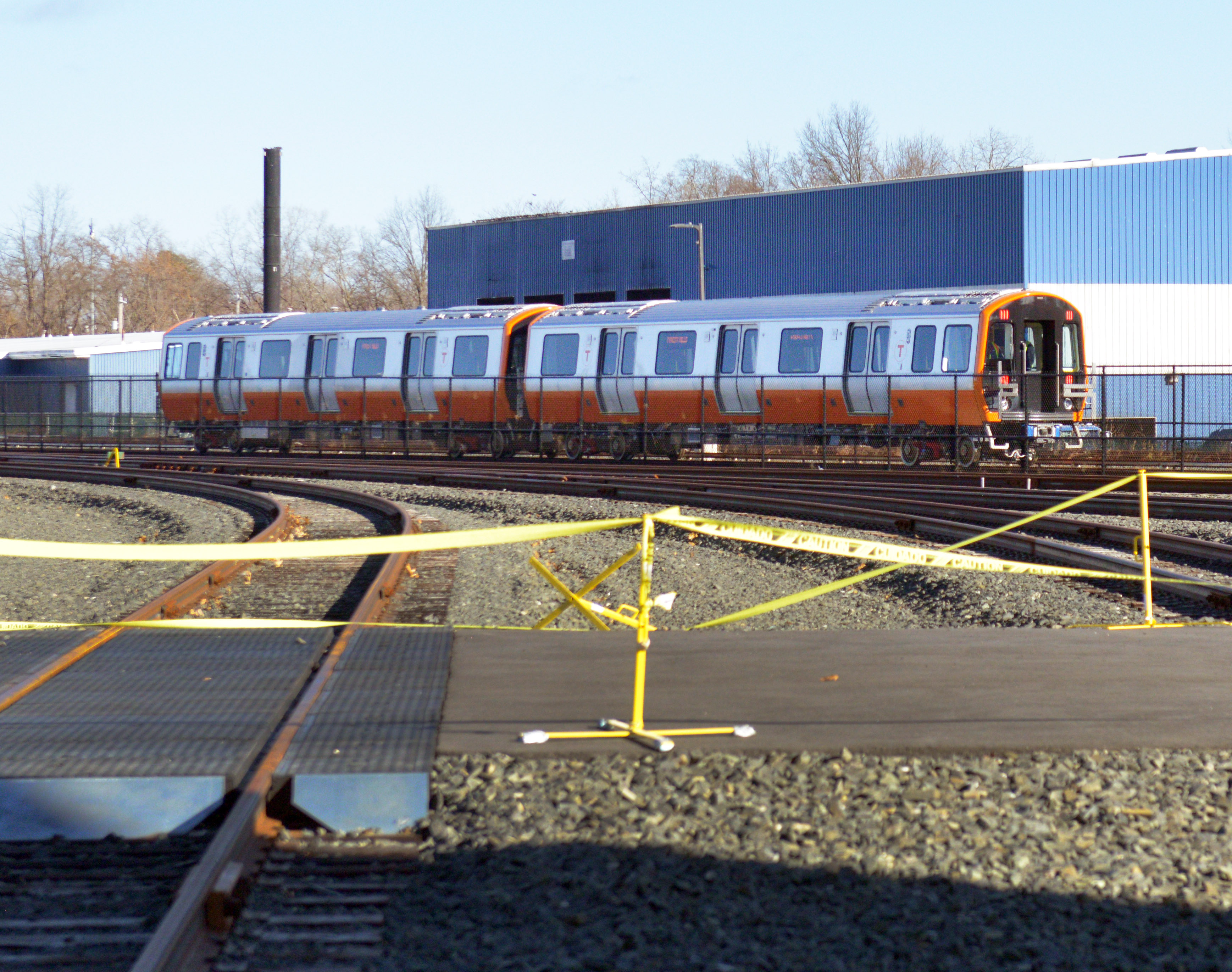 CRRC MA & MBTA Orange Line Rail Car Rolling Out Ceremony - masslive.com