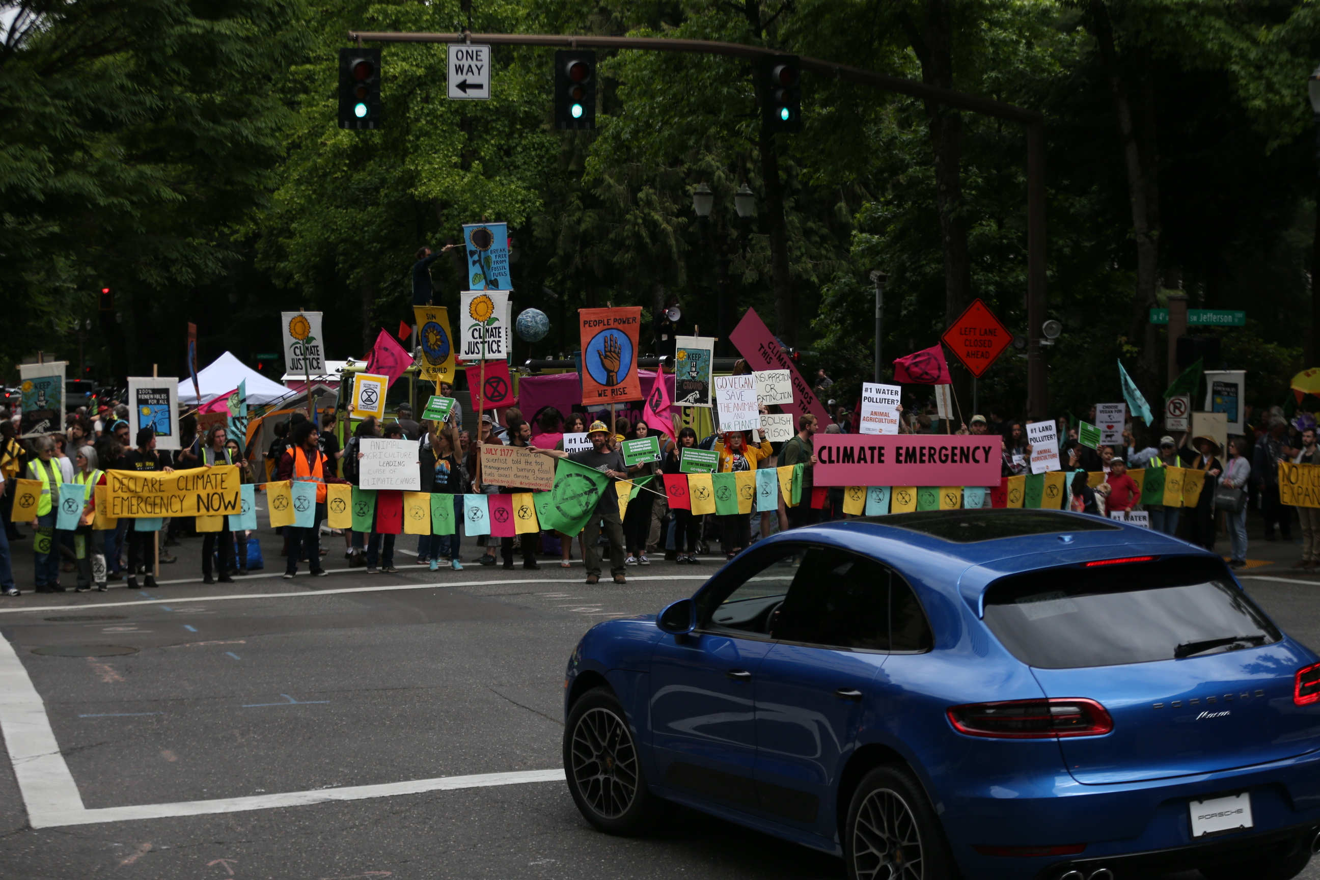 Climate Change Demonstration in Downtown Portland - oregonlive.com