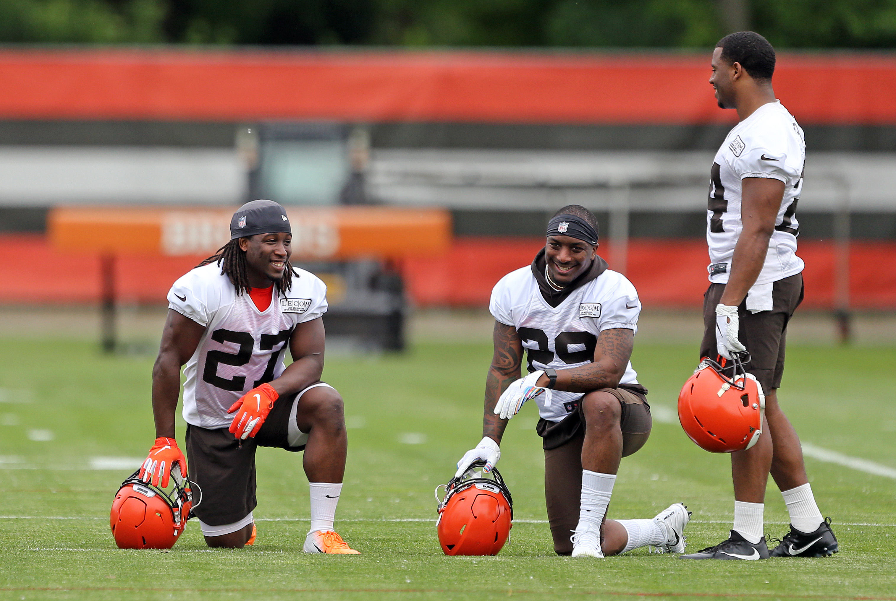Cleveland Browns running back Duke Johnson Jr. at minicamp, June 4 ...
