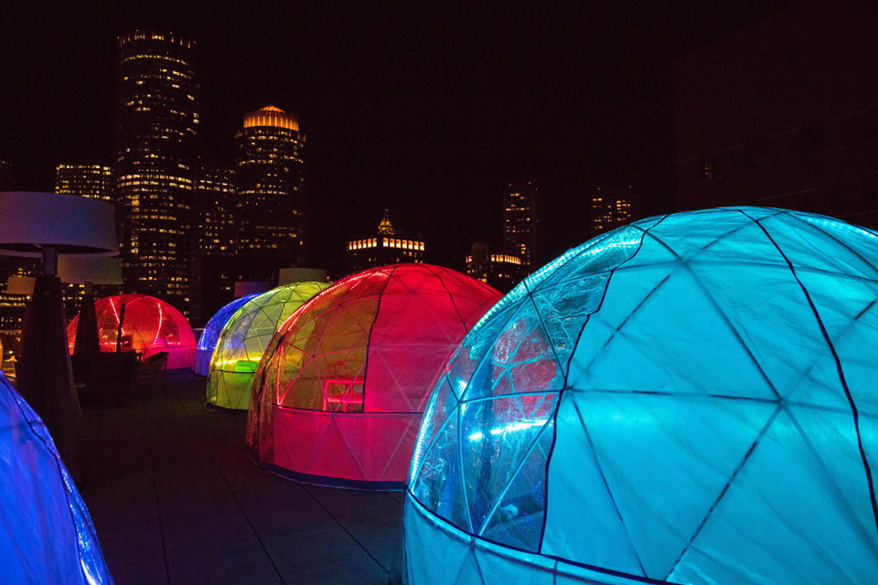 Sit in heated igloos at this rooftop Boston bar - masslive.com
