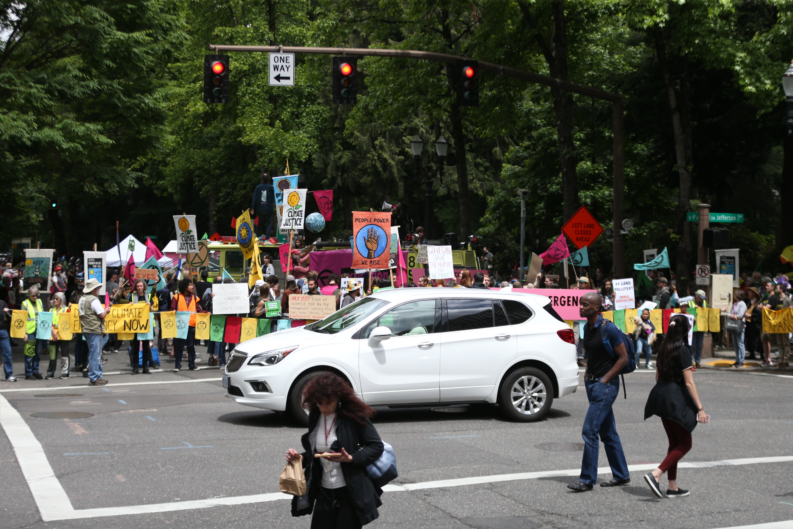 Climate Change Demonstration in Downtown Portland - oregonlive.com