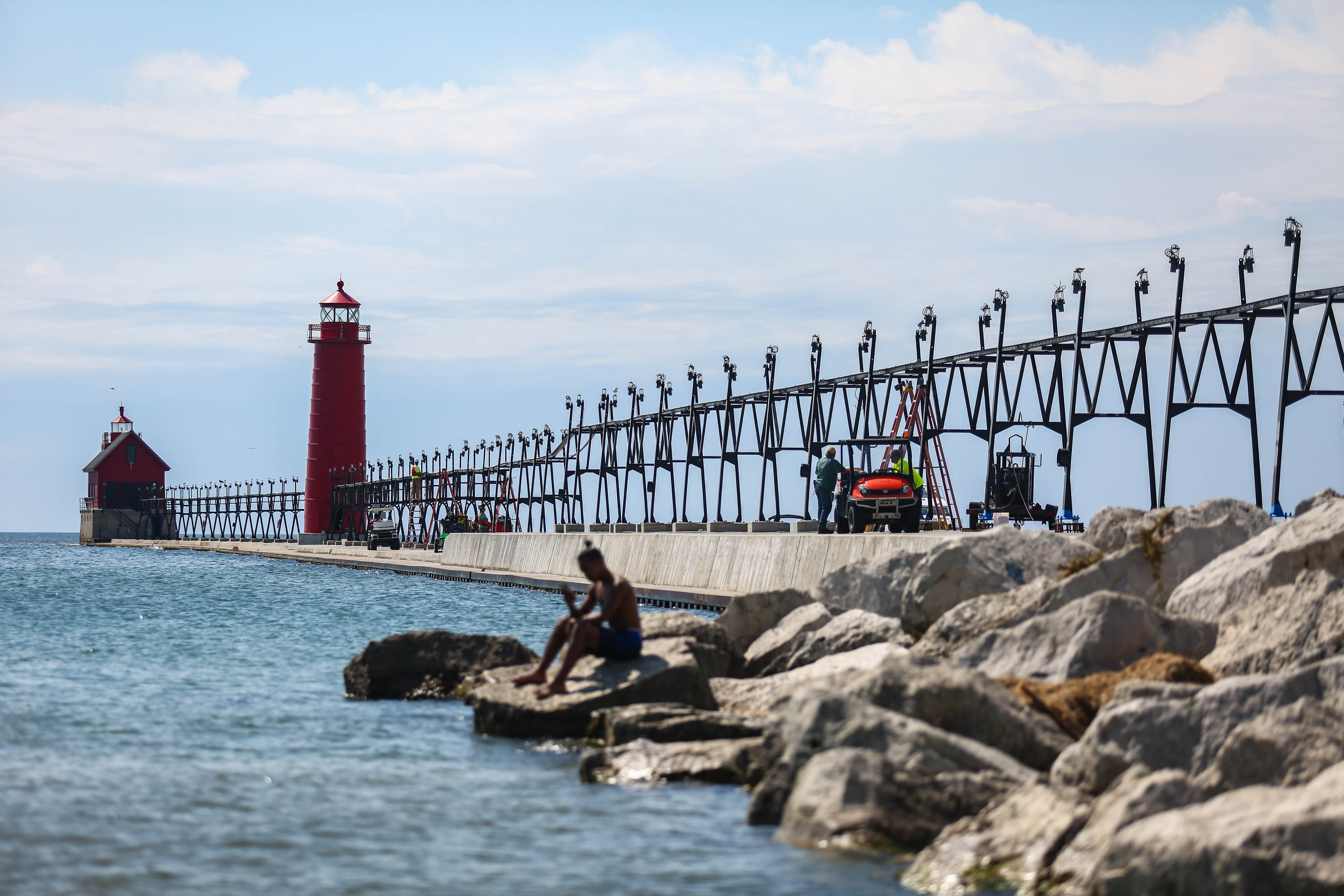 Grand Haven catwalk nearly complete - mlive.com