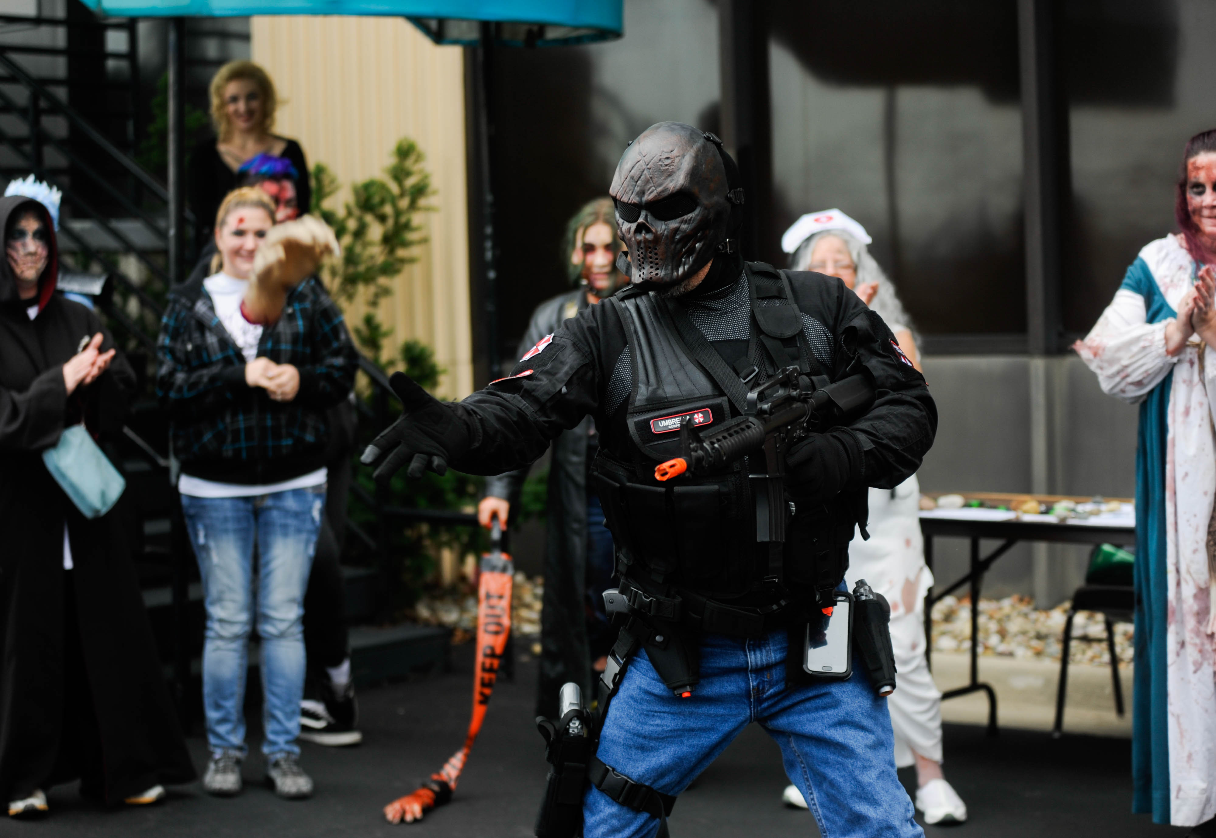 Zombies take over downtown Jackson during annual Zombie Walk Jackson ...