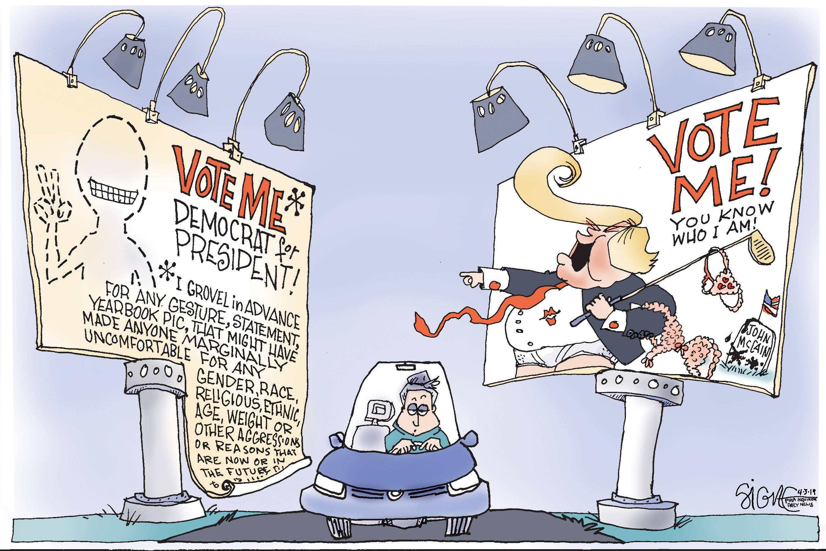 Editorial cartoons for April 7, 2019 - syracuse.com