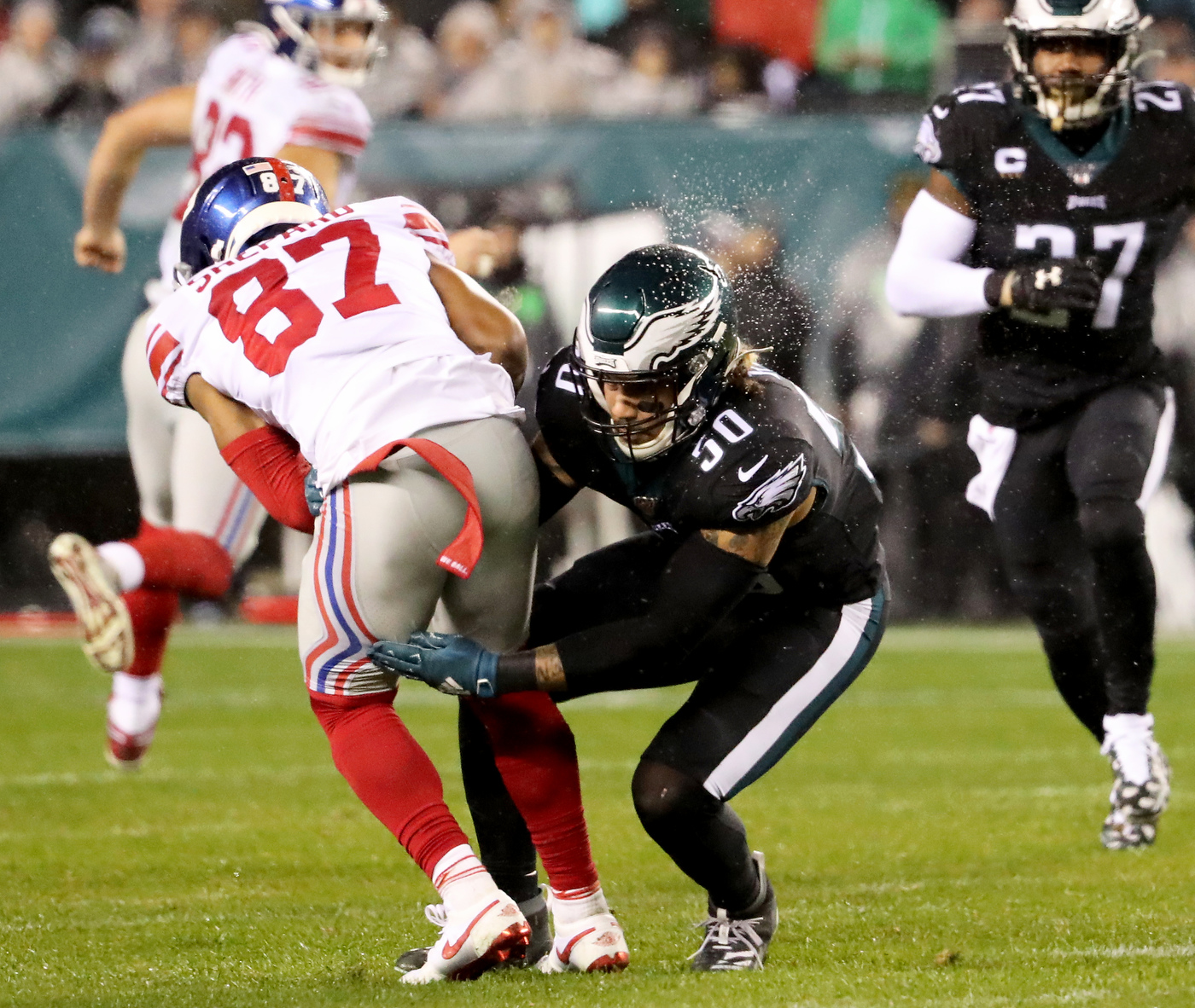 Philadelphia Eagles host the New York Giants, Dec. 9, 2019 ...