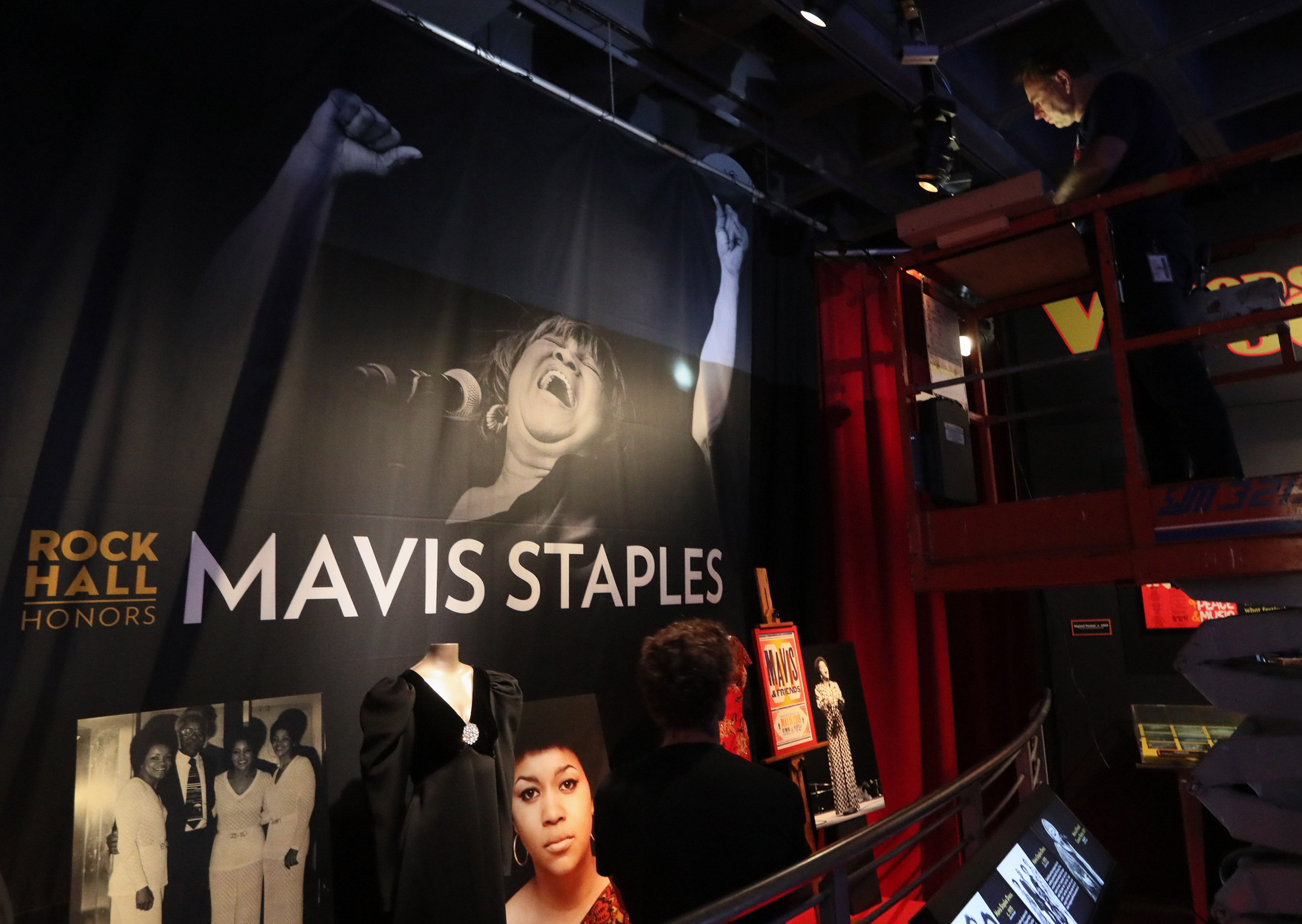 Mavis Staples exhibit at Rock & Roll Hall of Fame and Museum ...