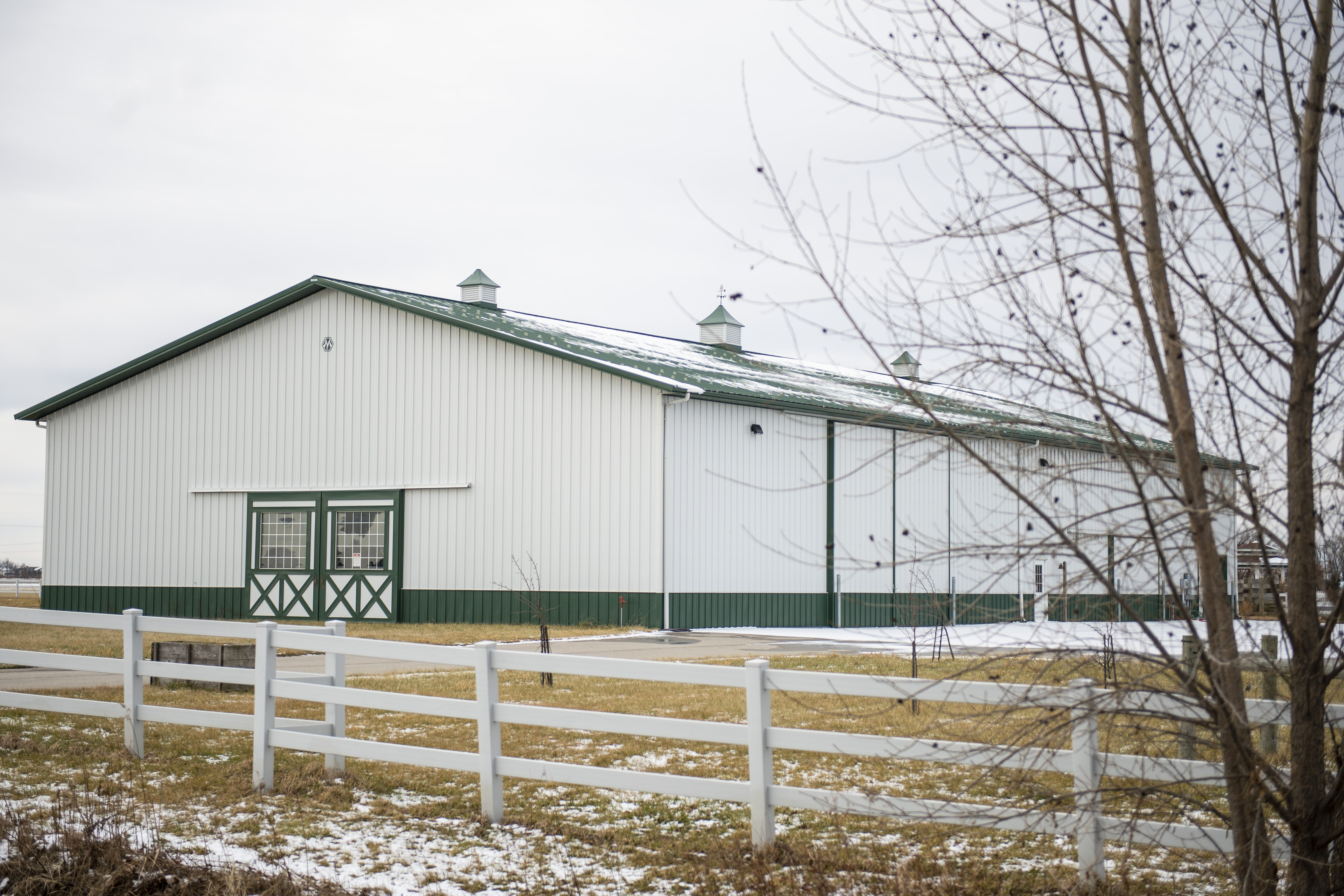 Pole barn on Callahan Road in Hampton Township that is supposed to be a ...