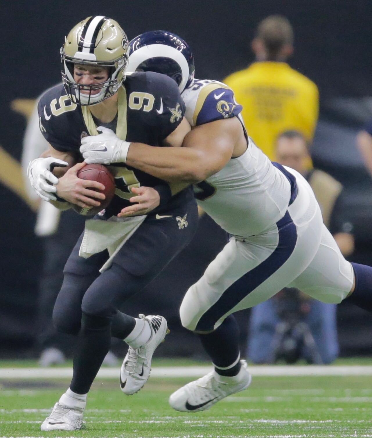 New Orleans Saints vs. Los Angeles Rams in NFC Championship in New ...