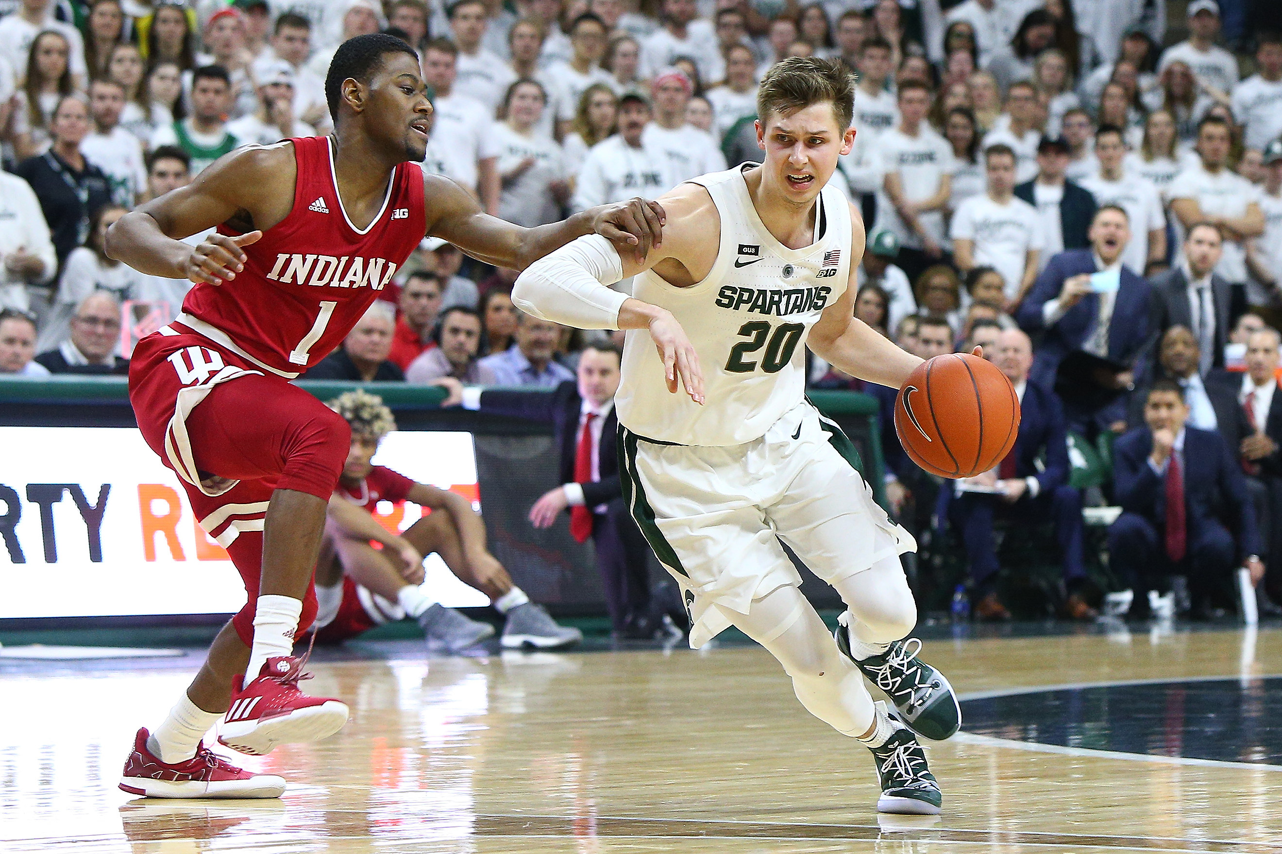 College basketball: Michigan State vs. Indiana - February 2, 2019 ...