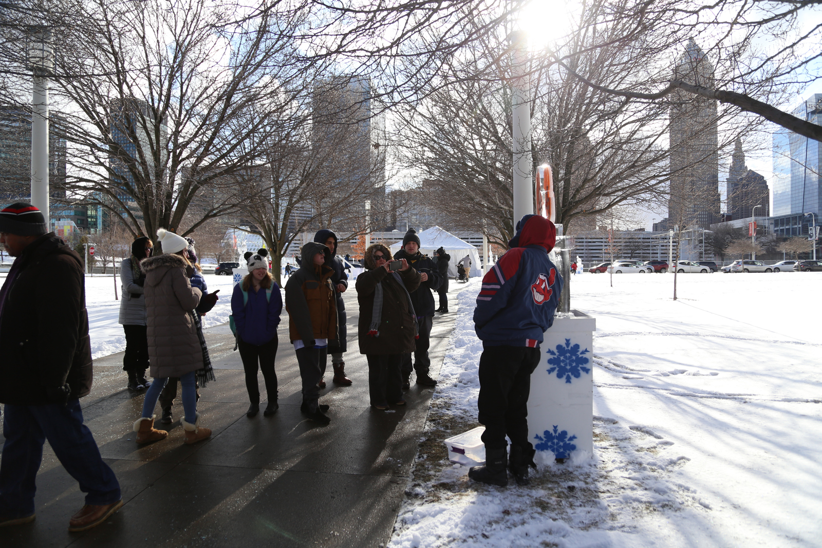 Check out these cool (pun intended) ice sculptures at the Ice Fest ...