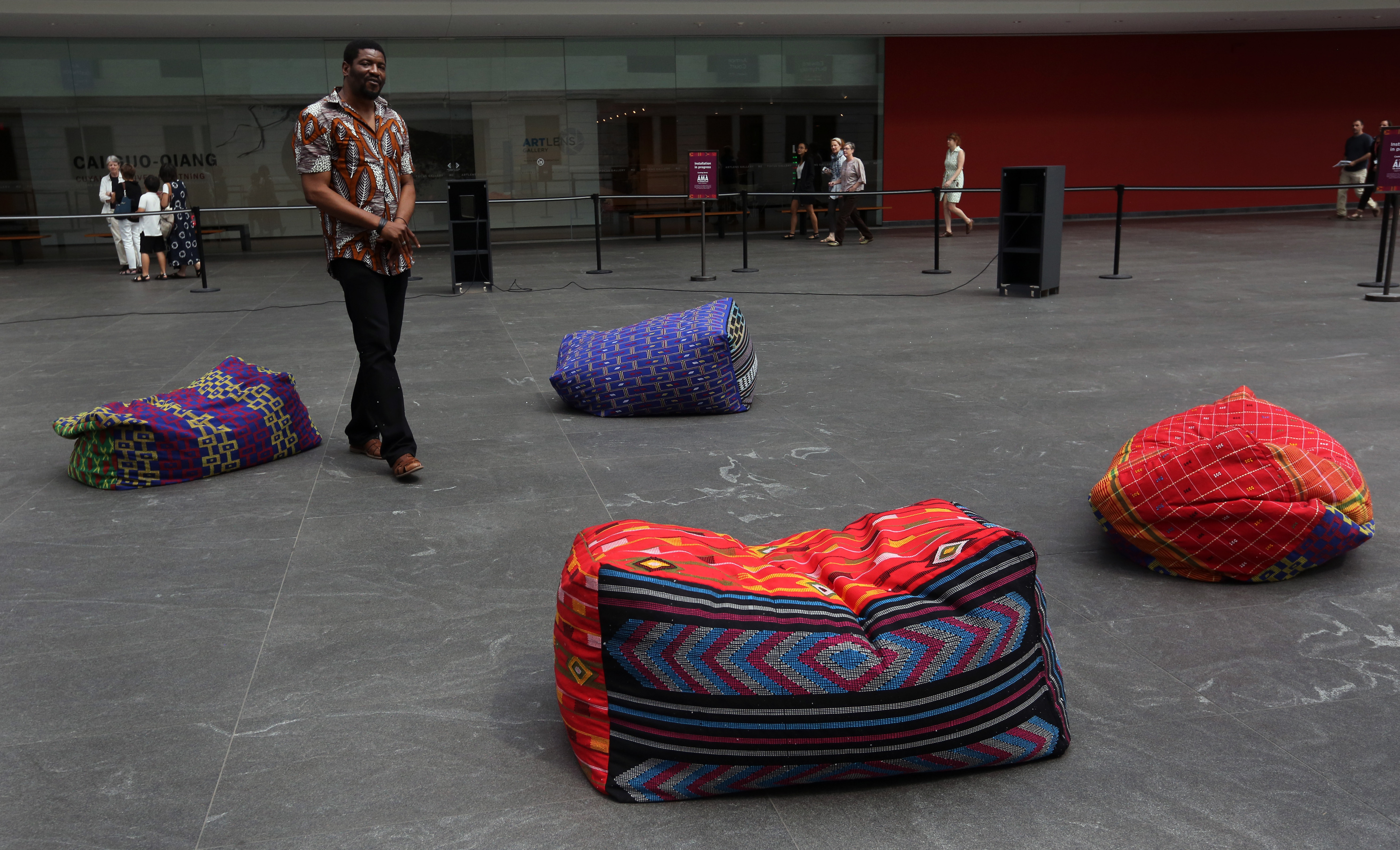 Emeka Ogboh creates 'Ama' gathering space in Cleveland Museum of Art ...