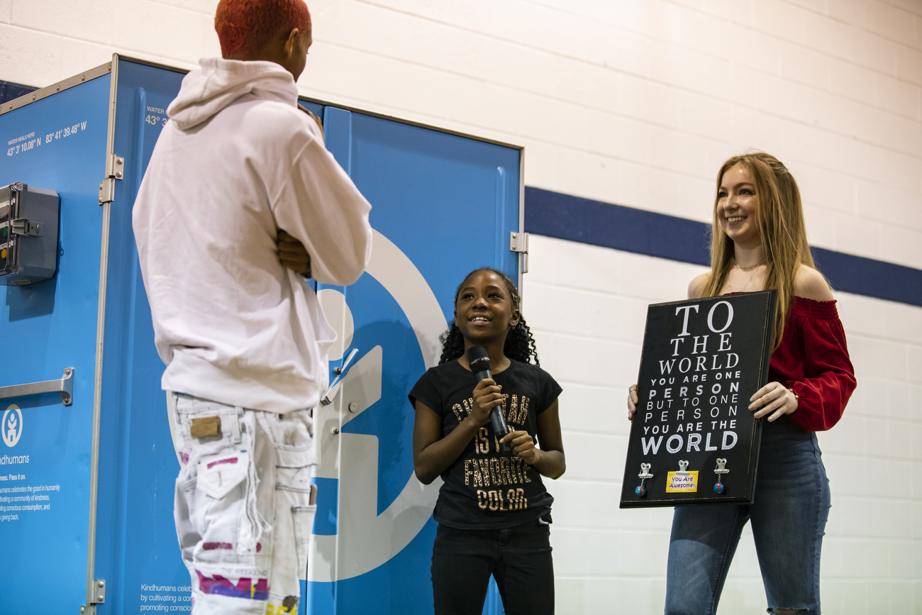 Jaden Smith visits Flint for unveiling of second Water Box - mlive.com