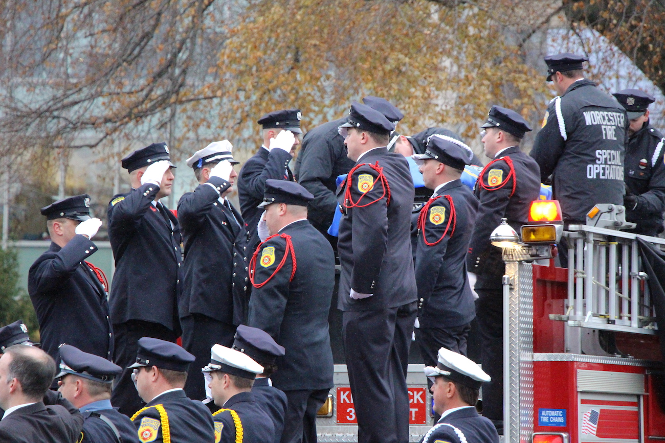 Funeral of Worcester Fire Lt. Jason Menard - masslive.com
