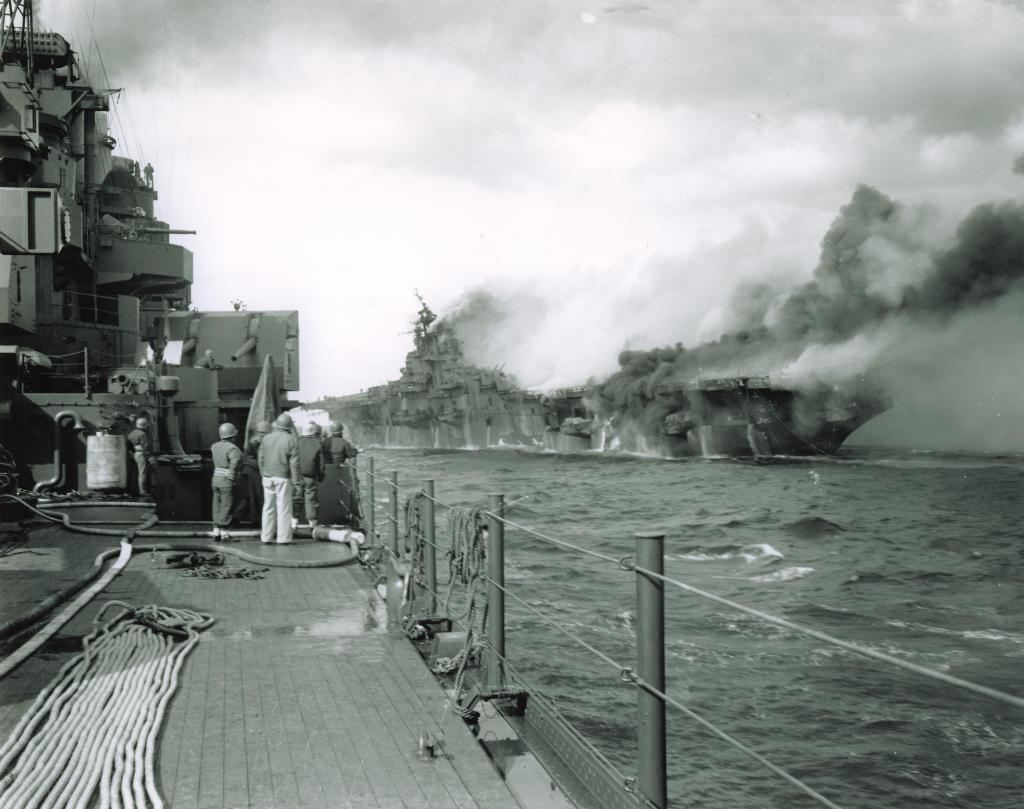The 75th anniversary of the bombing of the USS Franklin in World War II ...