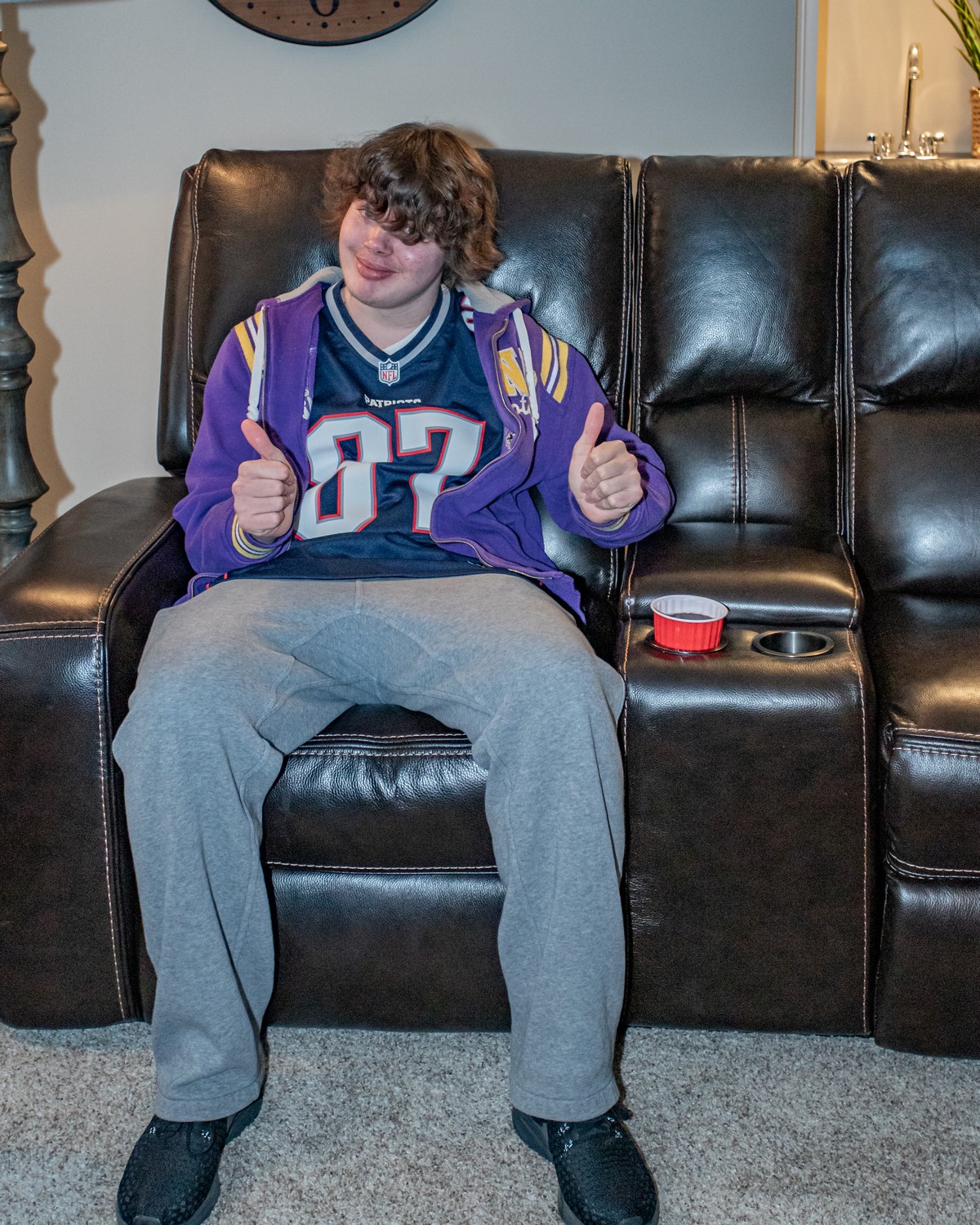 Wish Celebration Tailgate party for 18-year-old Harrison Larson of ...