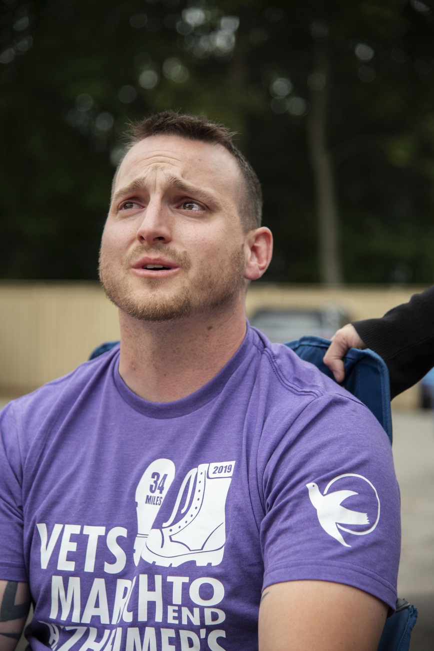 Veterans walk 34.1 miles to raise funds for Alzheimer's - mlive.com