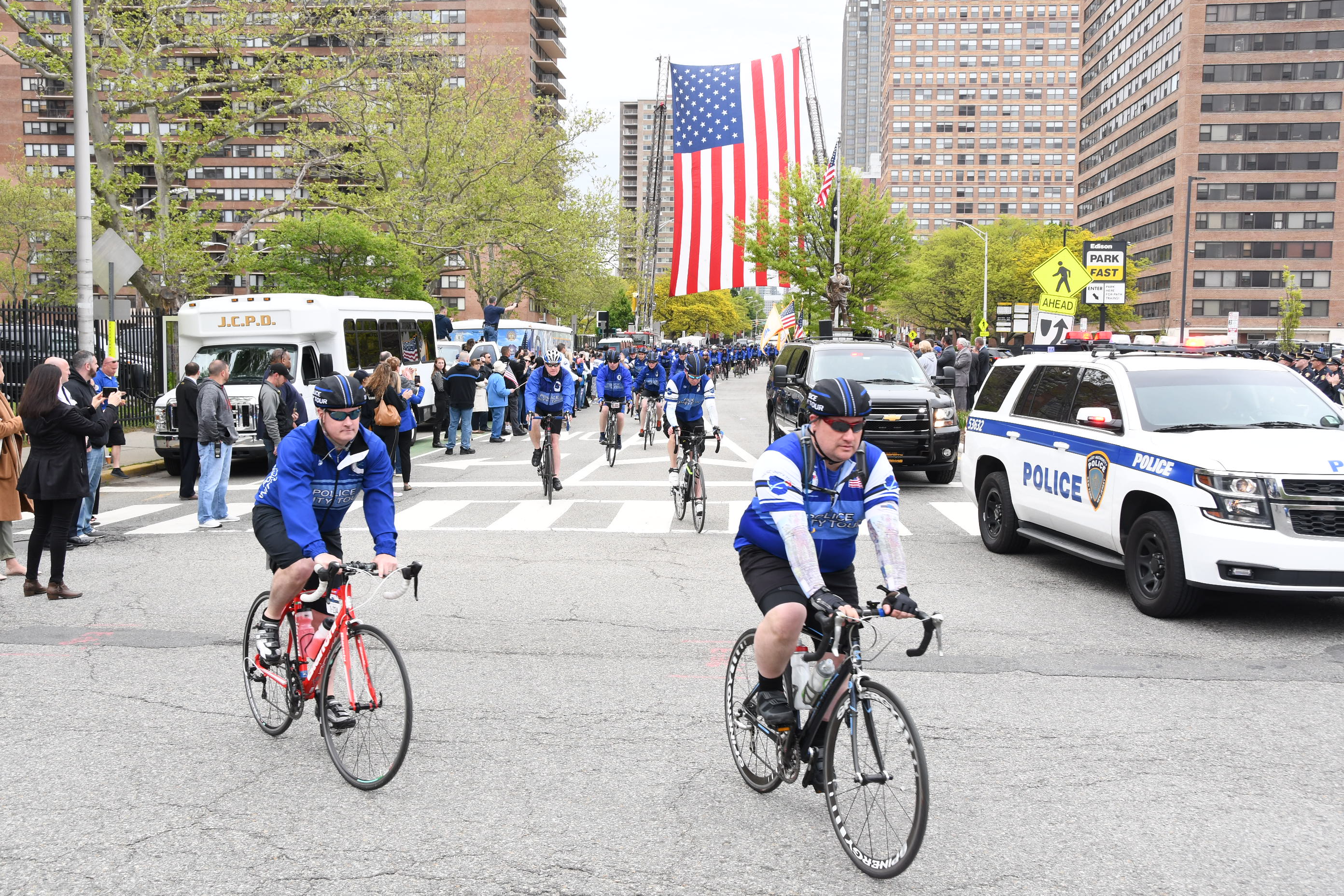 Jersey City cops kick off Police Unity Tour - nj.com
