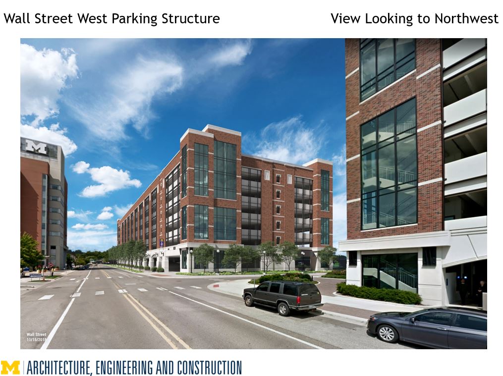 University of Michigan Wall Street West parking garage - mlive.com