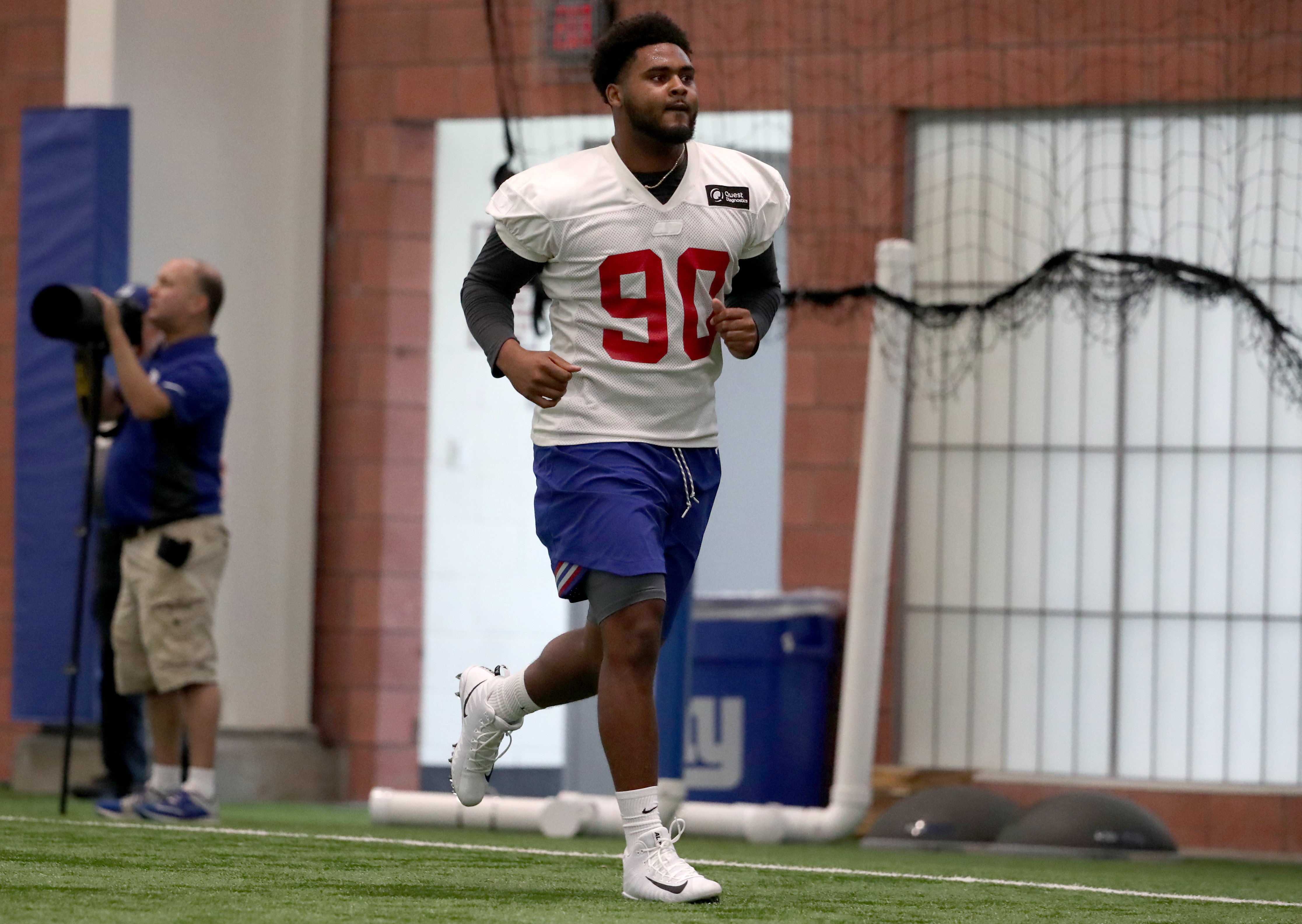 Why Giants’ RJ McIntosh is turning heads at offseason workouts