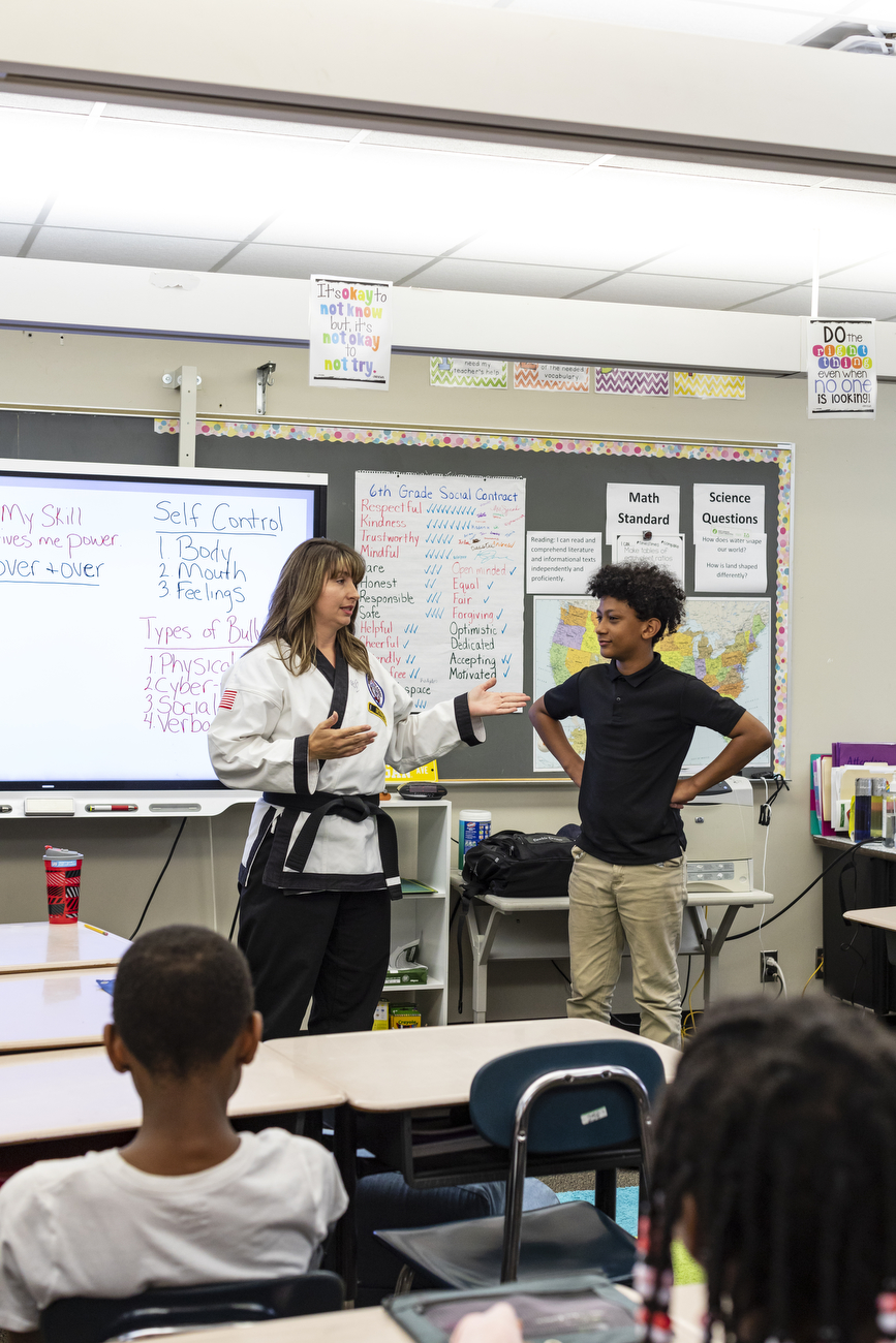 Karate masters teach kids how to deflect bullying - mlive.com