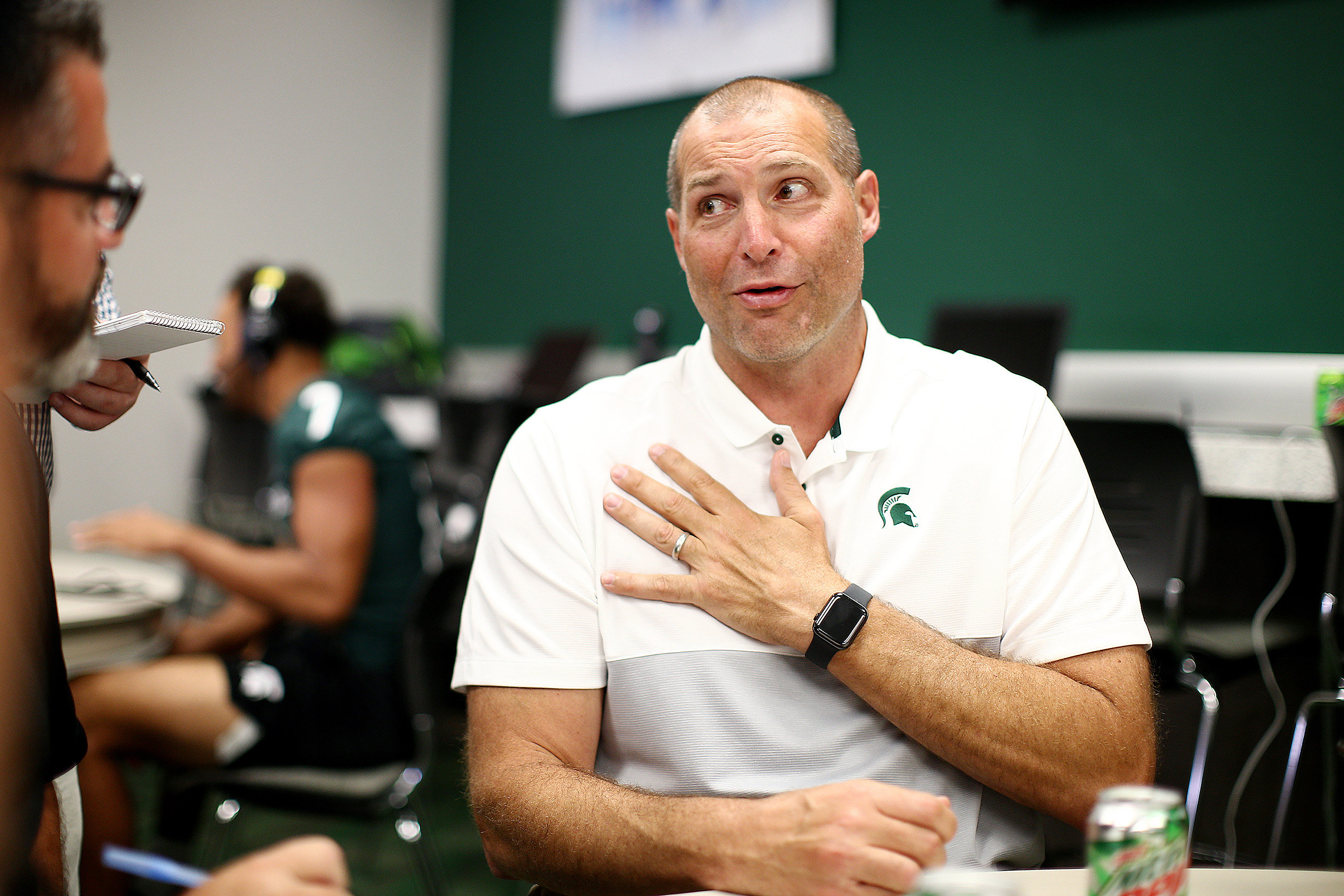 Michigan State football media day - August 5, 2019 - mlive.com