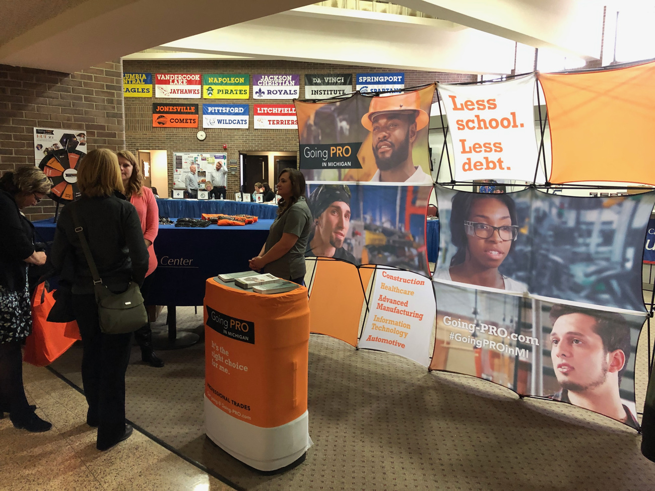 People tour Career Center during open house - mlive.com