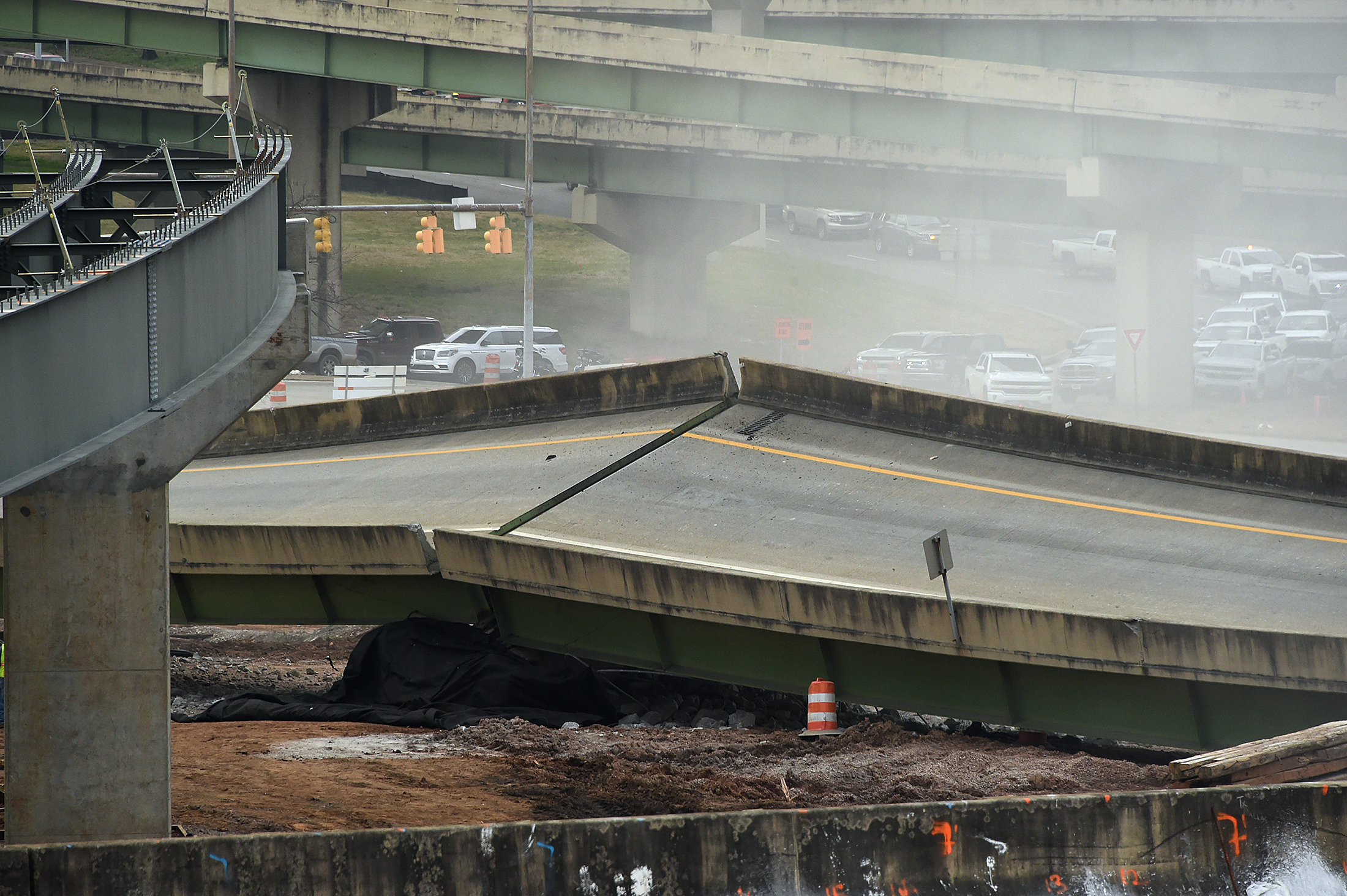 Implosion of Red Mountain Expressway ramp to I-59/20 in Birmingham - al.com